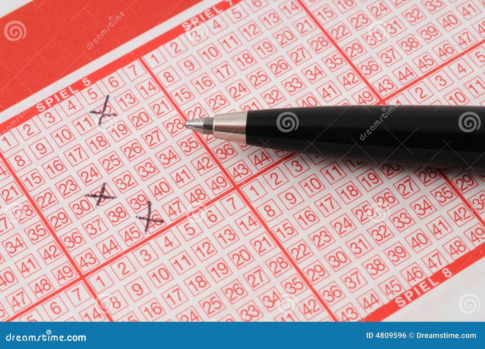 Lottery stock photo. Image of luck, write, lottery, number - 4809596