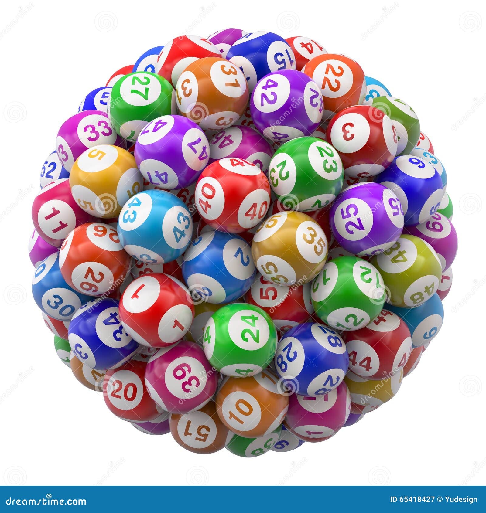 Lottery balls stock illustration. Illustration of ball - 65418427