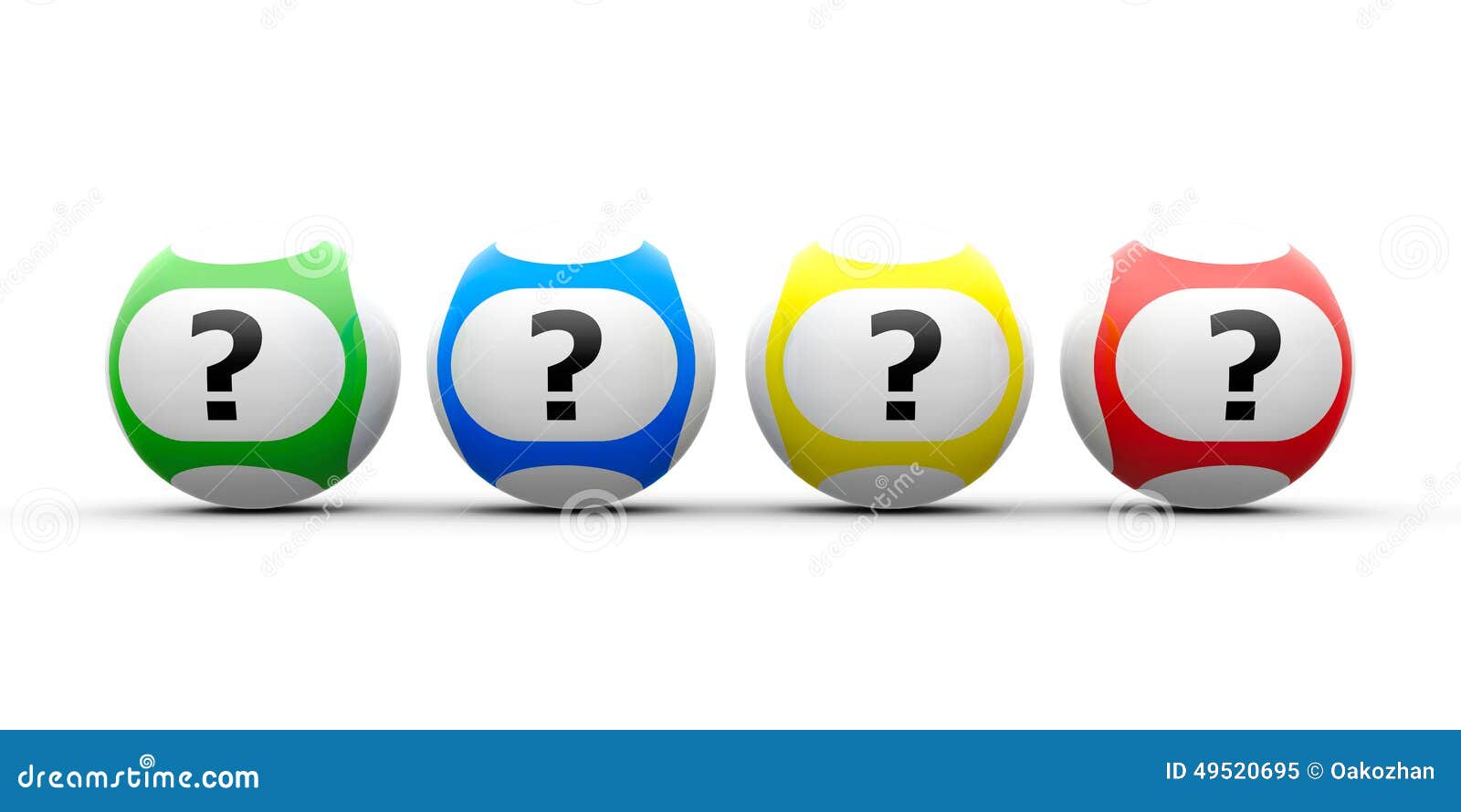 Lottery balls question stock illustration. Illustration of forum - 49520695