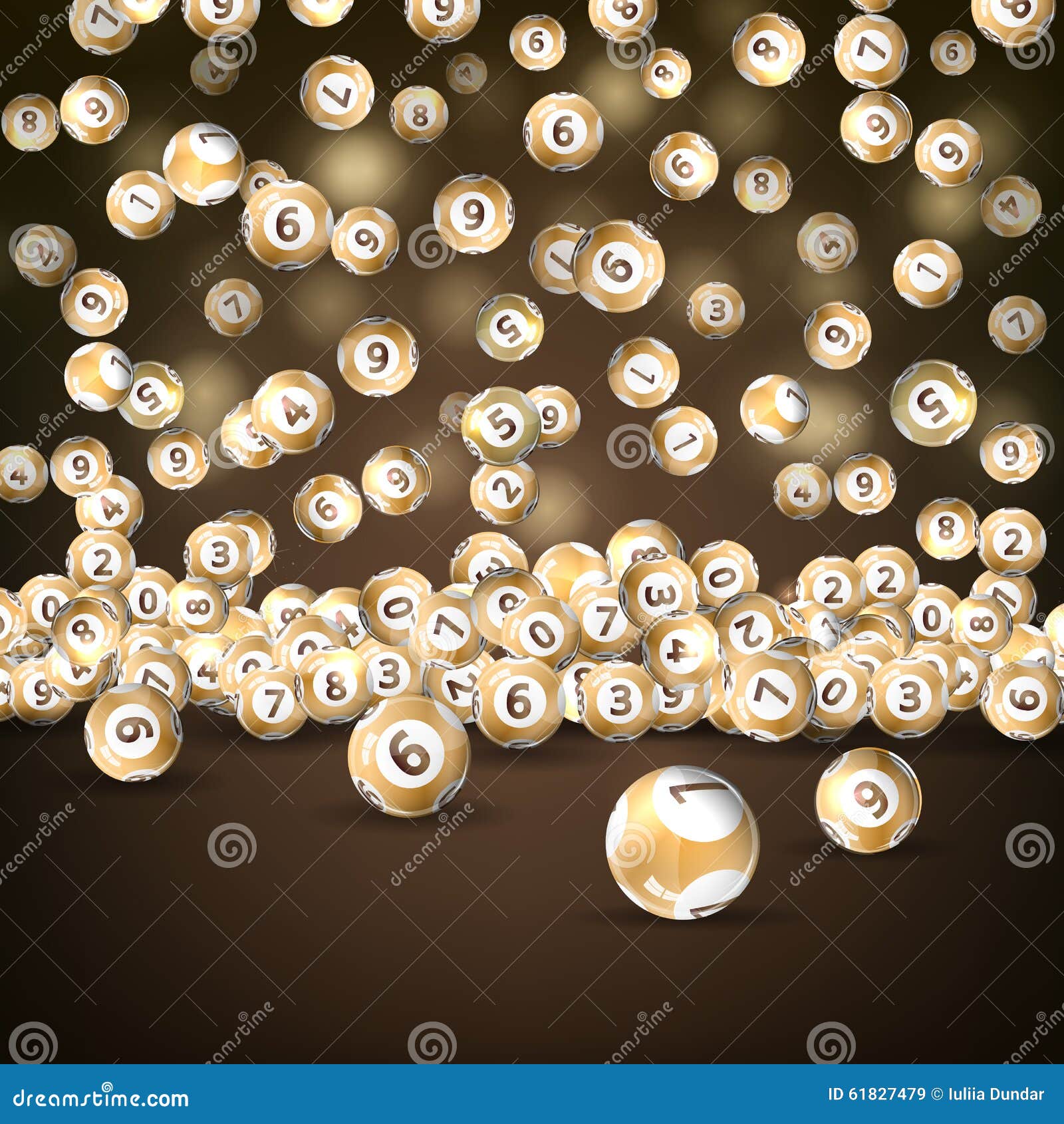 Lottery balls stock illustration. Illustration of ball - 61827479