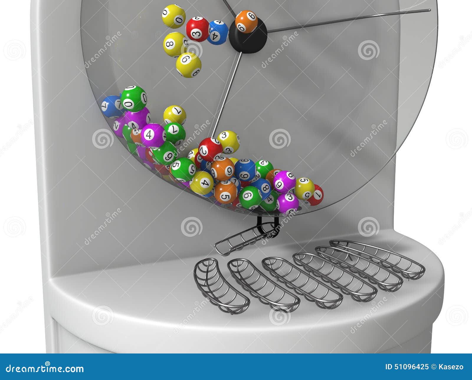 Lottery machine stock illustration. Illustration of millionaire - 51096425