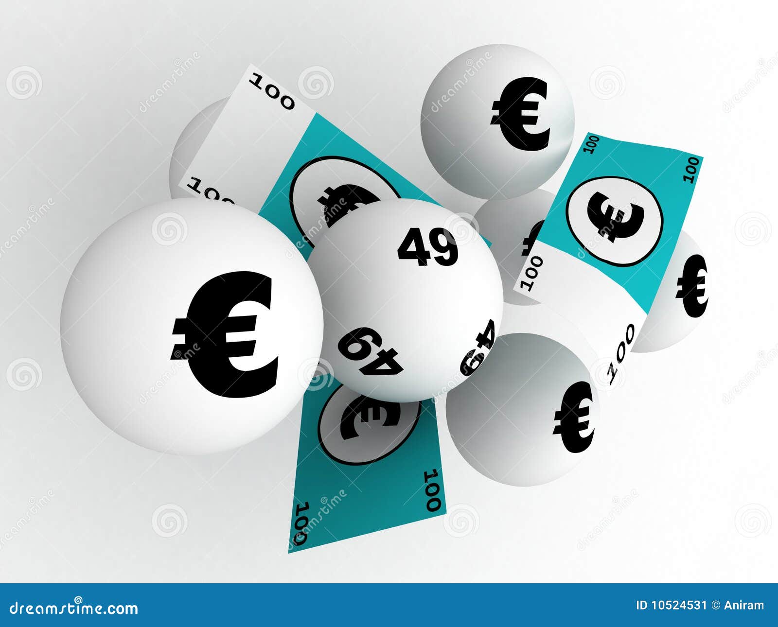 Lottery win stock illustration. Illustration of risk - 10524531
