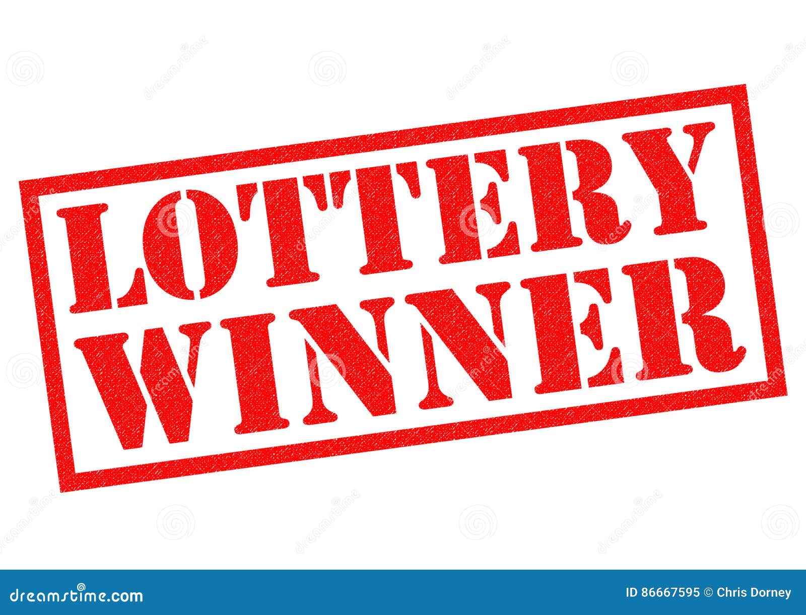 LOTTERY WINNER stock illustration. Illustration of gamble - 86667595