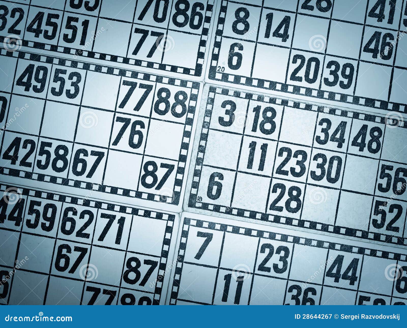 Lotto Background stock image. Image of card, games, figure - 28644267