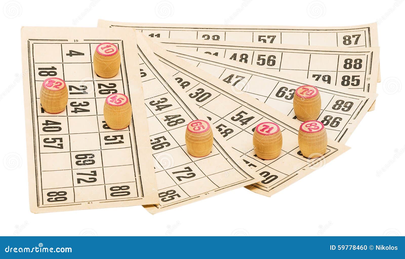 Lotto wooden barrels stock photo. Image of success, table - 59778460