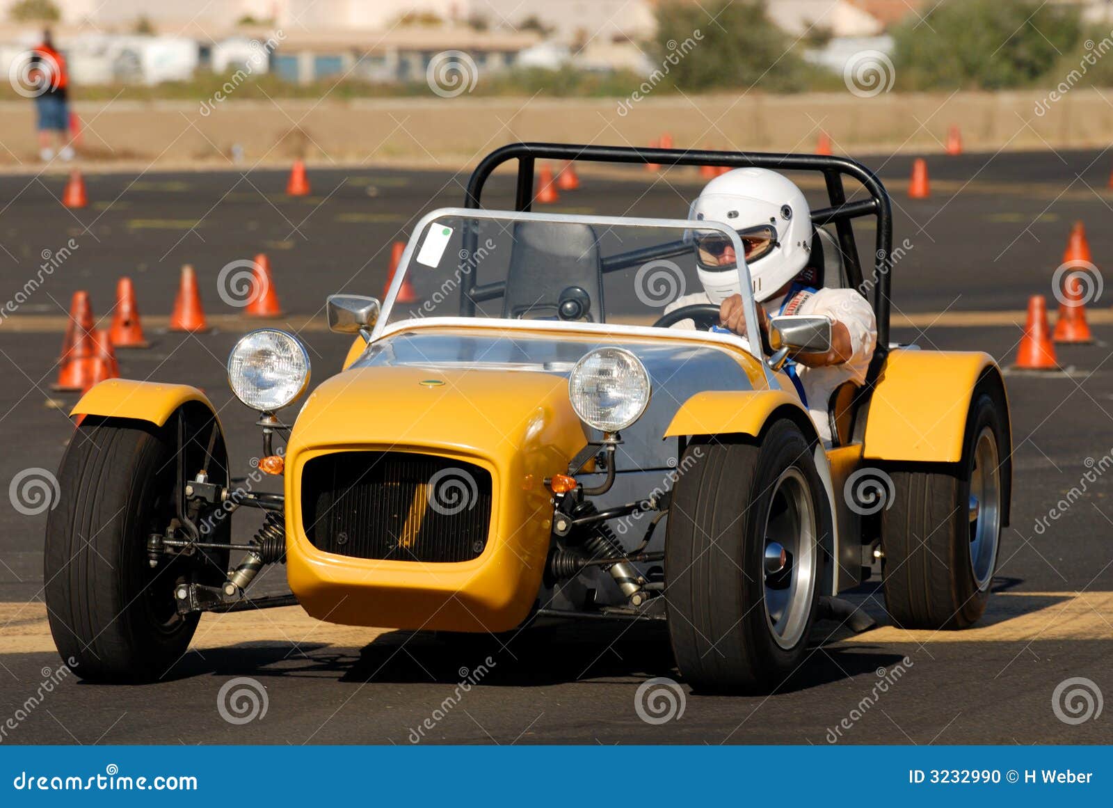 Lotus 7 stock photo. Image of cone, maneuver, autocross - 3232990