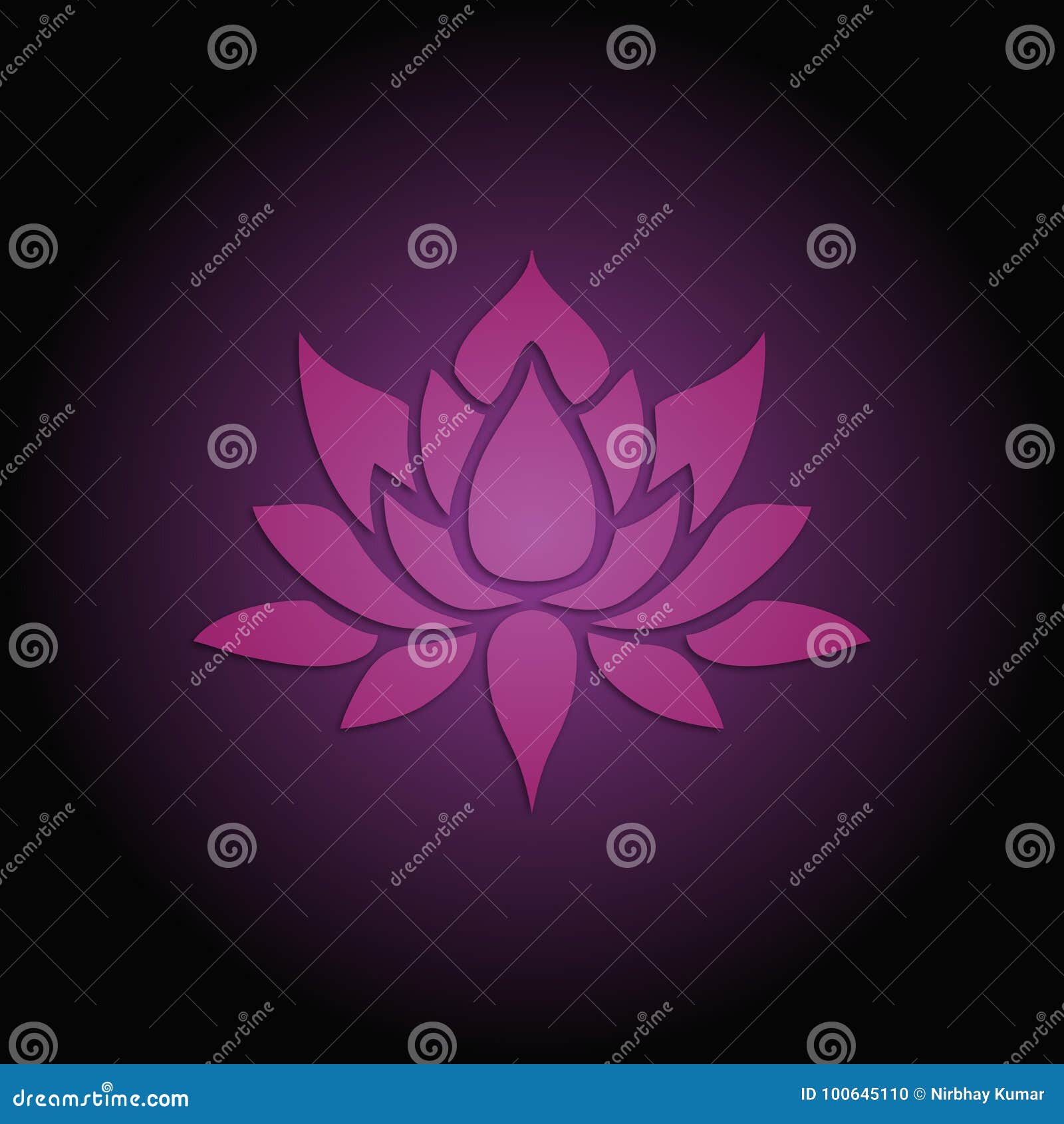 3d Lotus Flower Background Pattern Stock Vector - Illustration of check ...