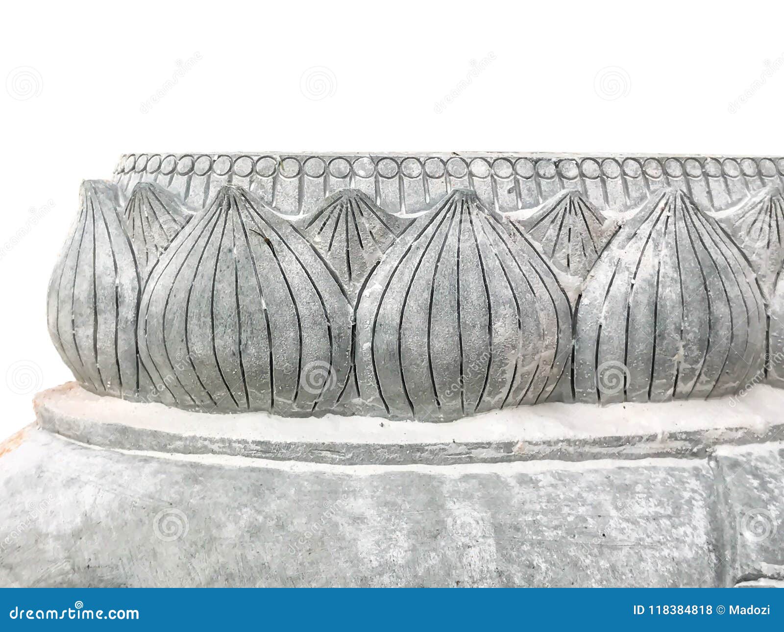 Lotus base for the Buddha stock photo. Image of asia - 118384818