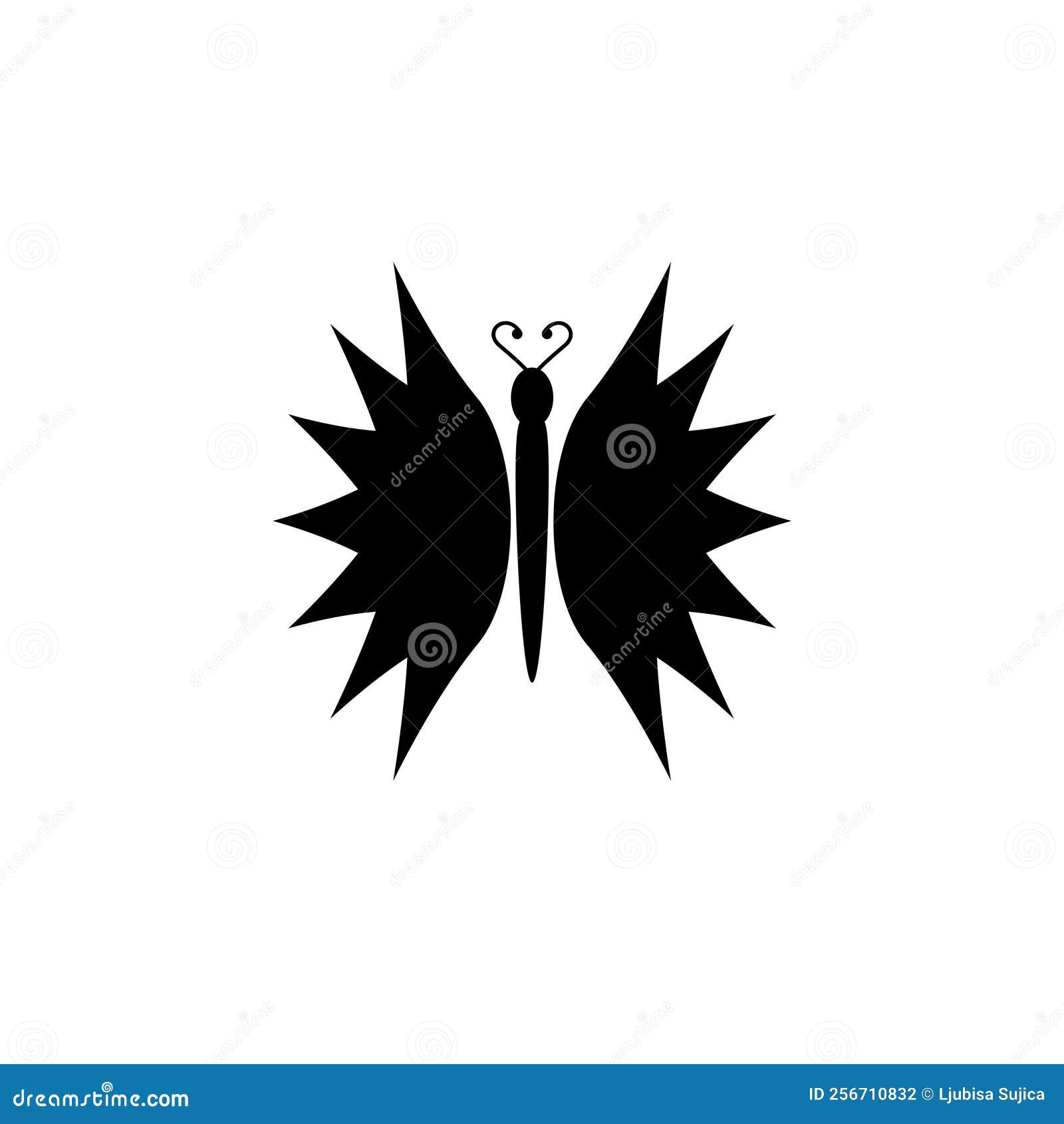 Lotus Butterfly Logo Slogan With Colorful Butterfly Purple Flower ...