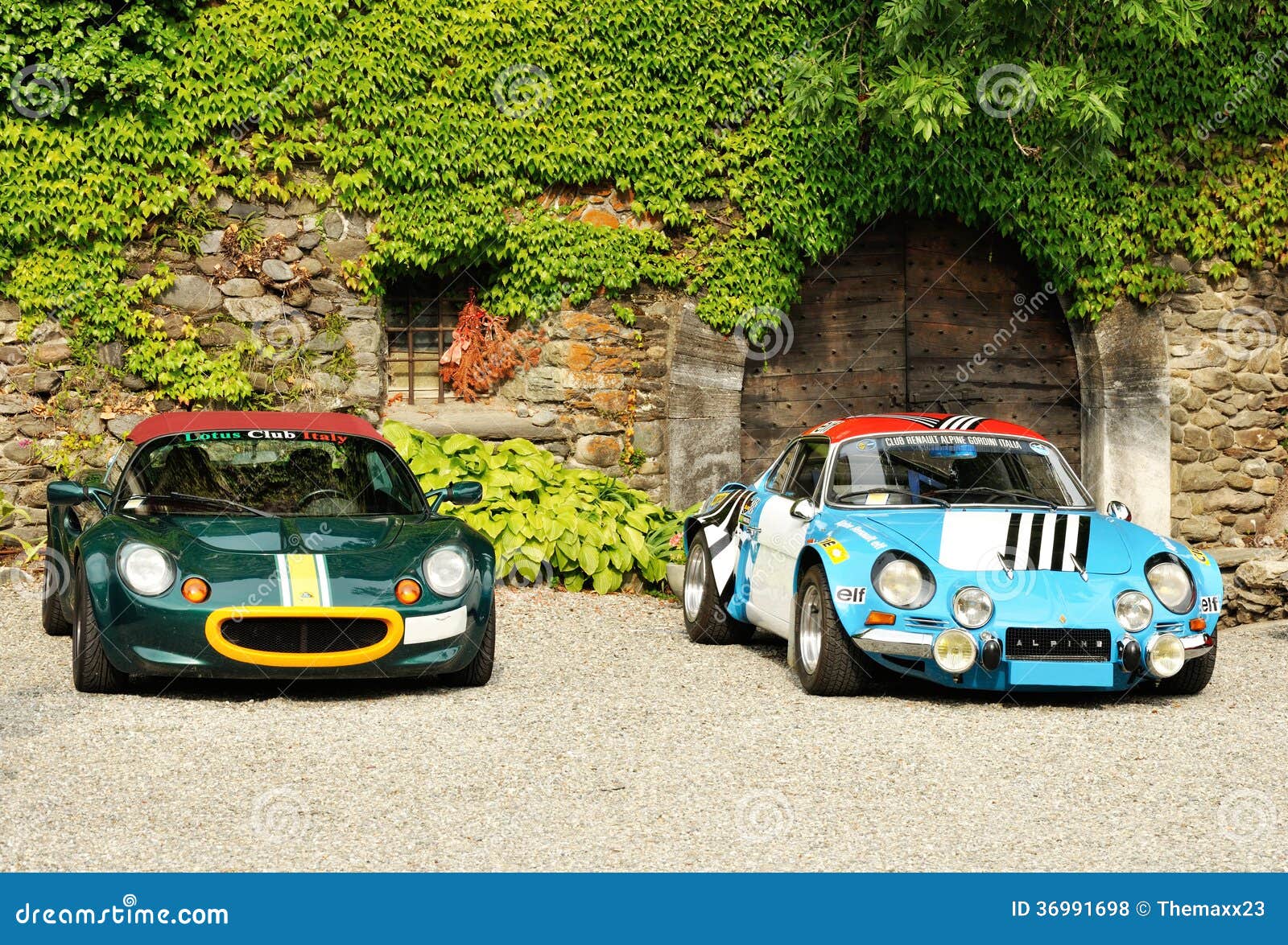 Lotus Elise and Renault Alpine in Front of the Cas Editorial Stock ...