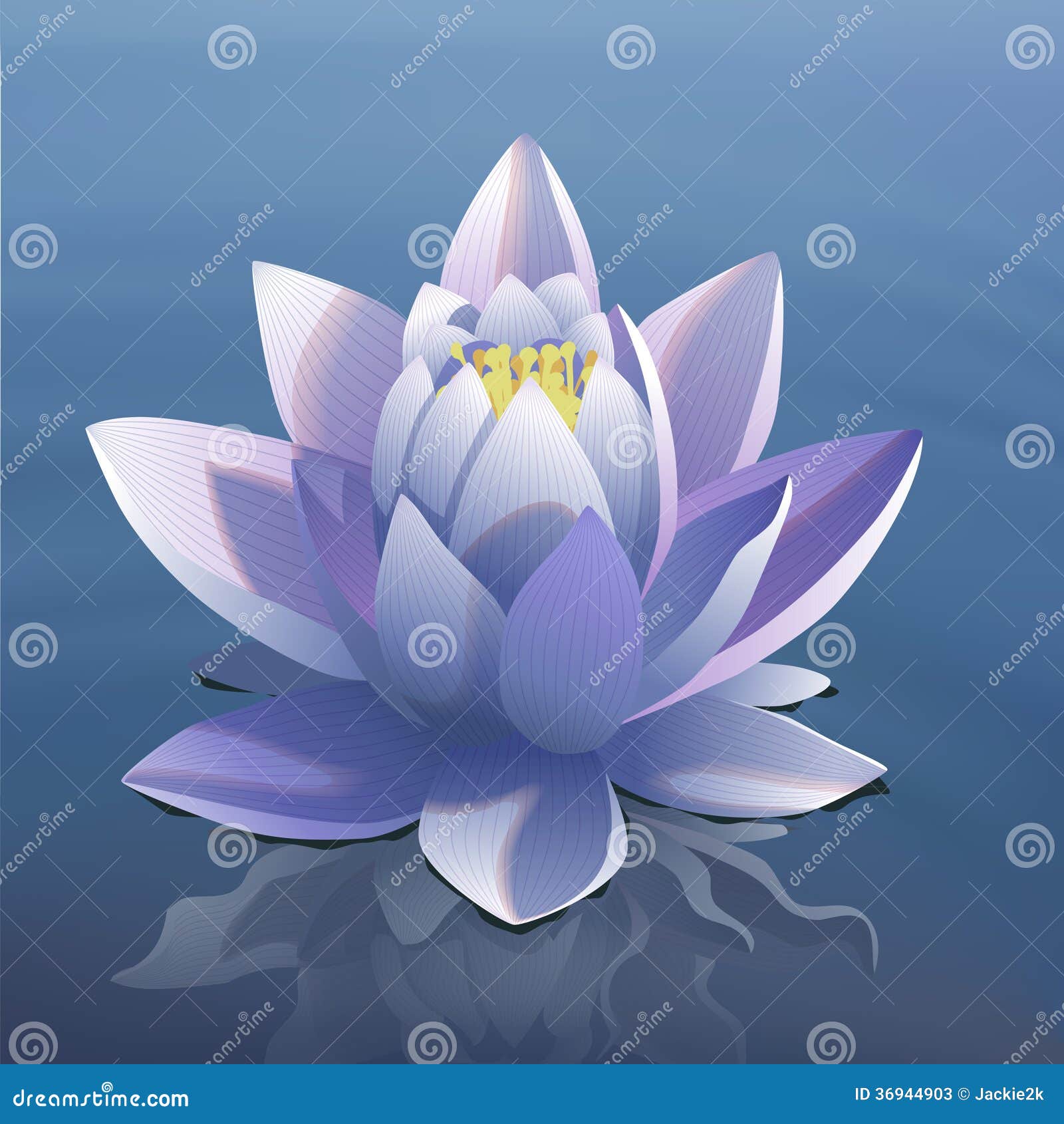 Lotus stock vector. Illustration of harmony, spirituality - 36944903