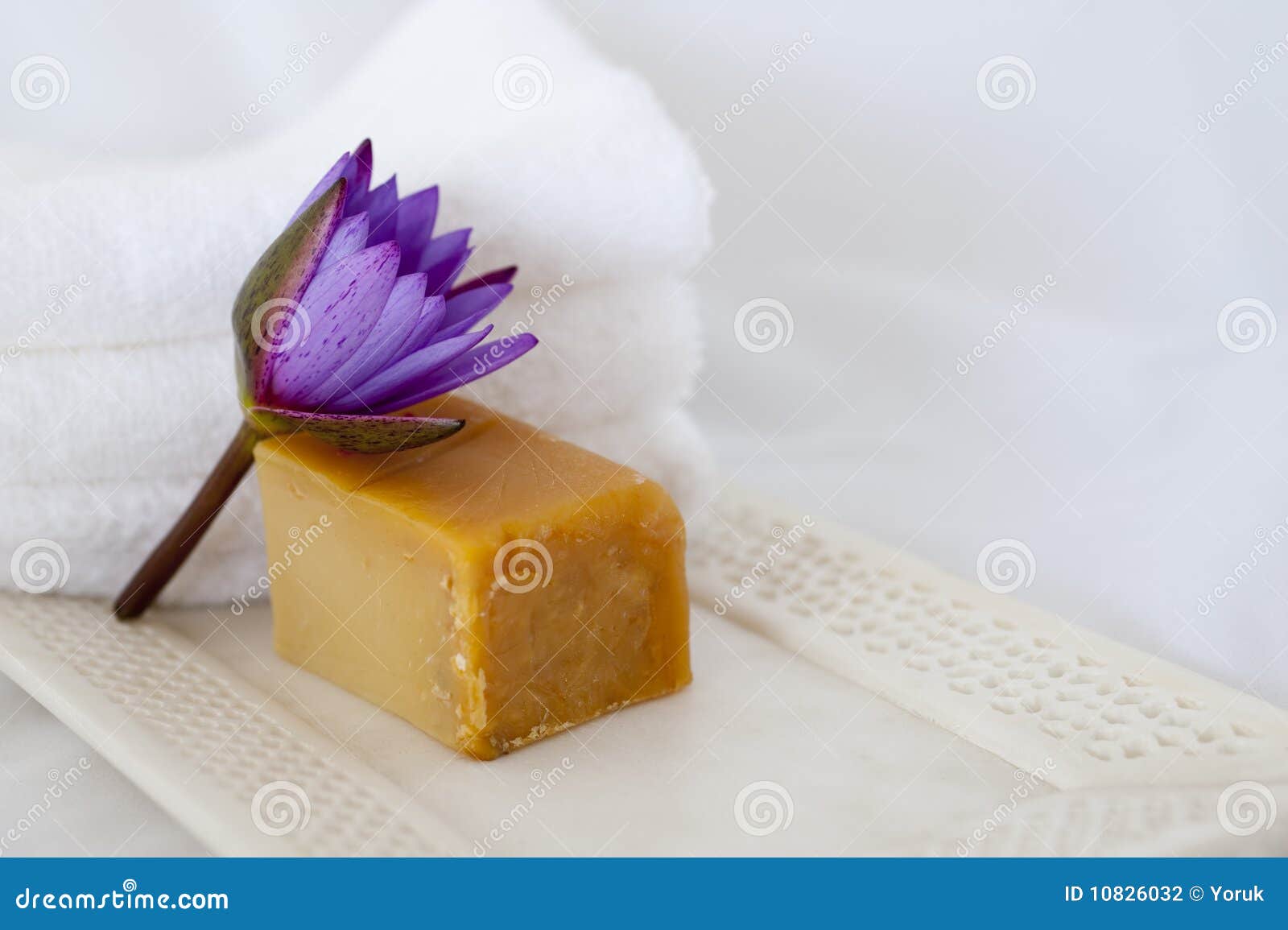 Lotus Flower, Natural Soap, Marble Tray Stock Photo - Image of bath ...