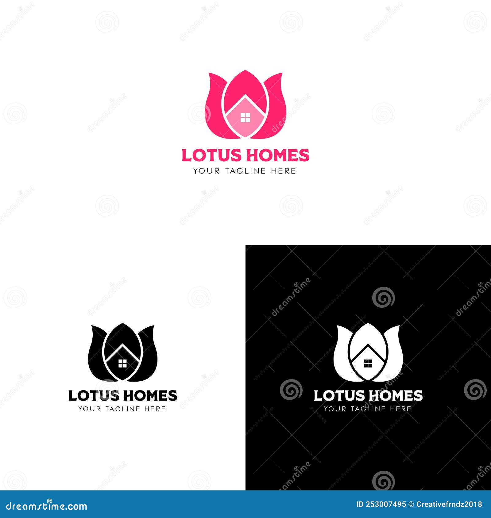 Lotus Homes Logo Design Vectoriel Art Illustration de Vecteur ...