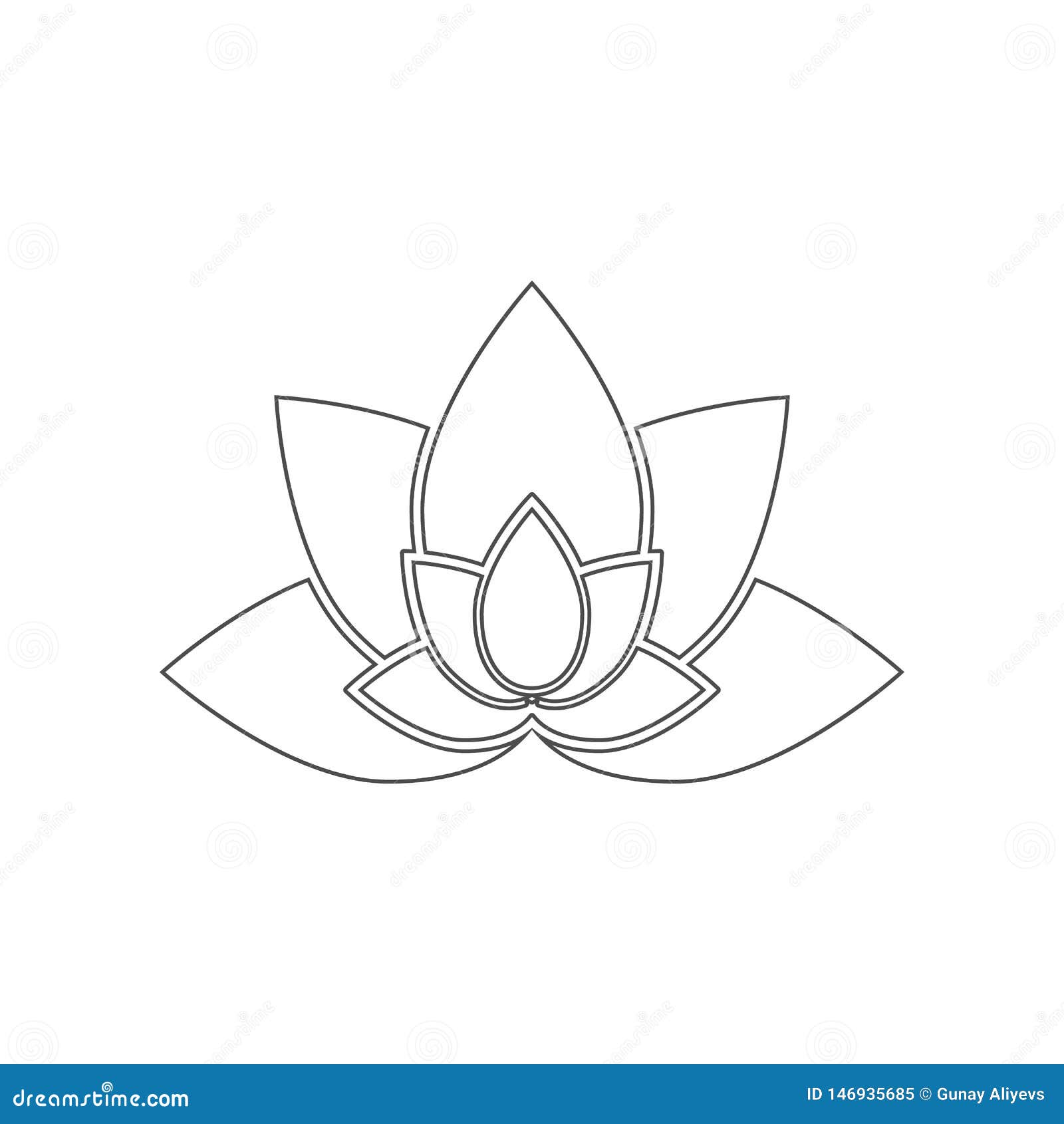 Lotus Icon. Element of China for Mobile Concept and Web Apps Icon Stock ...