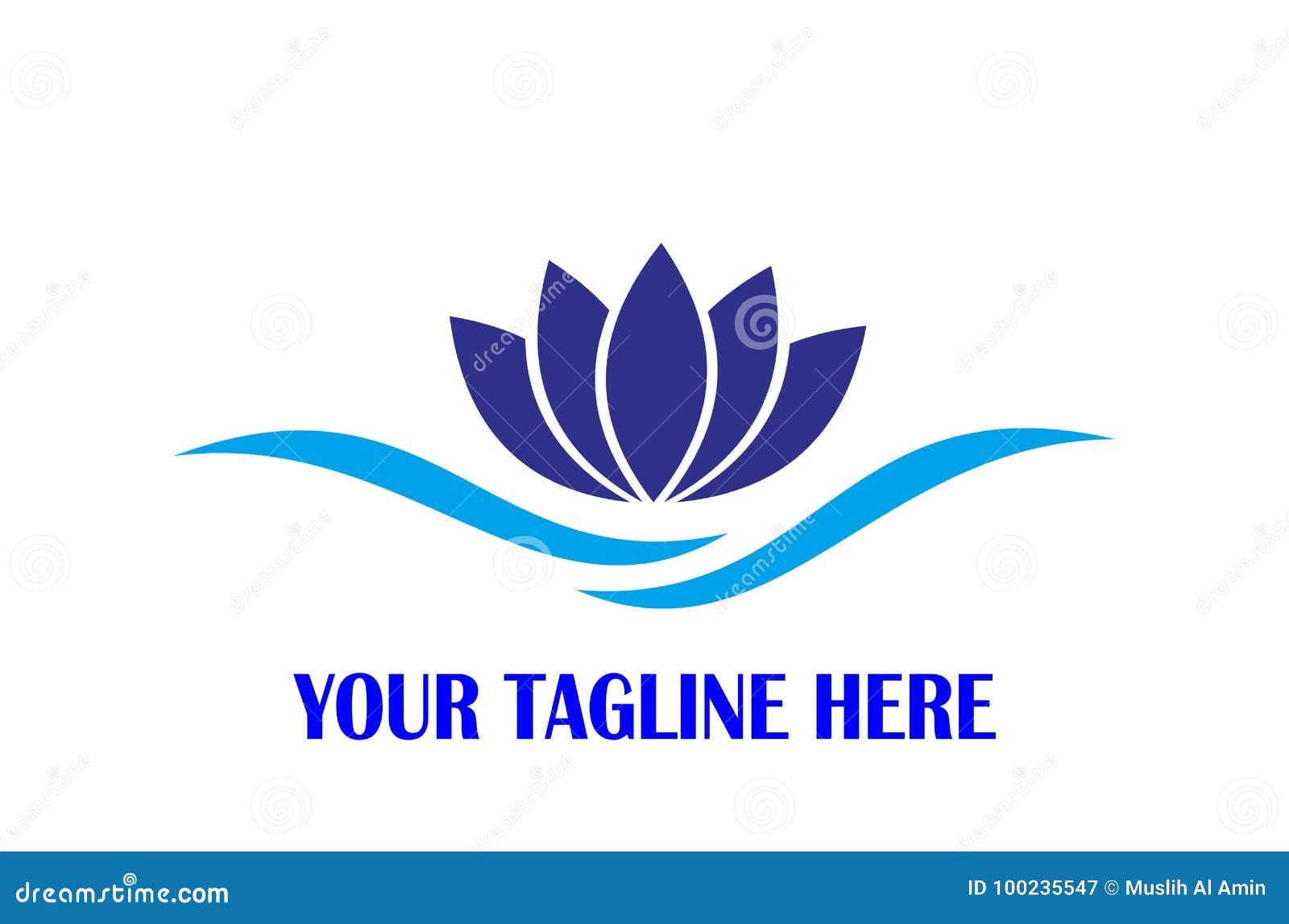 Lotus Logo,lotus Flowers Logos Royalty-Free Cartoon | CartoonDealer.com ...