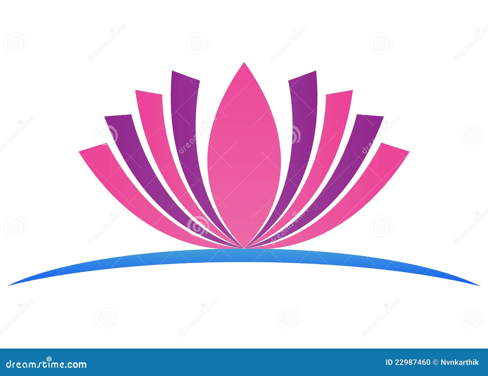 Lotus Logo,lotus Flowers Logos Royalty-Free Cartoon | CartoonDealer.com ...