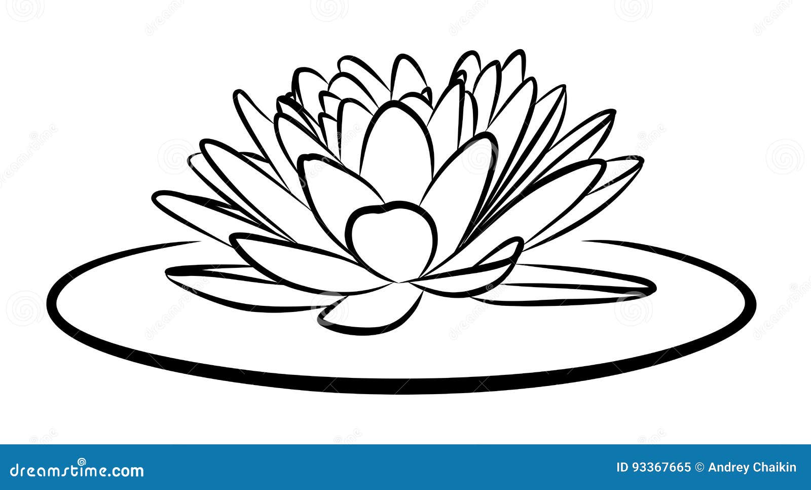 Lotus Logo. stock vector. Illustration of lotusn, drawing - 93367665