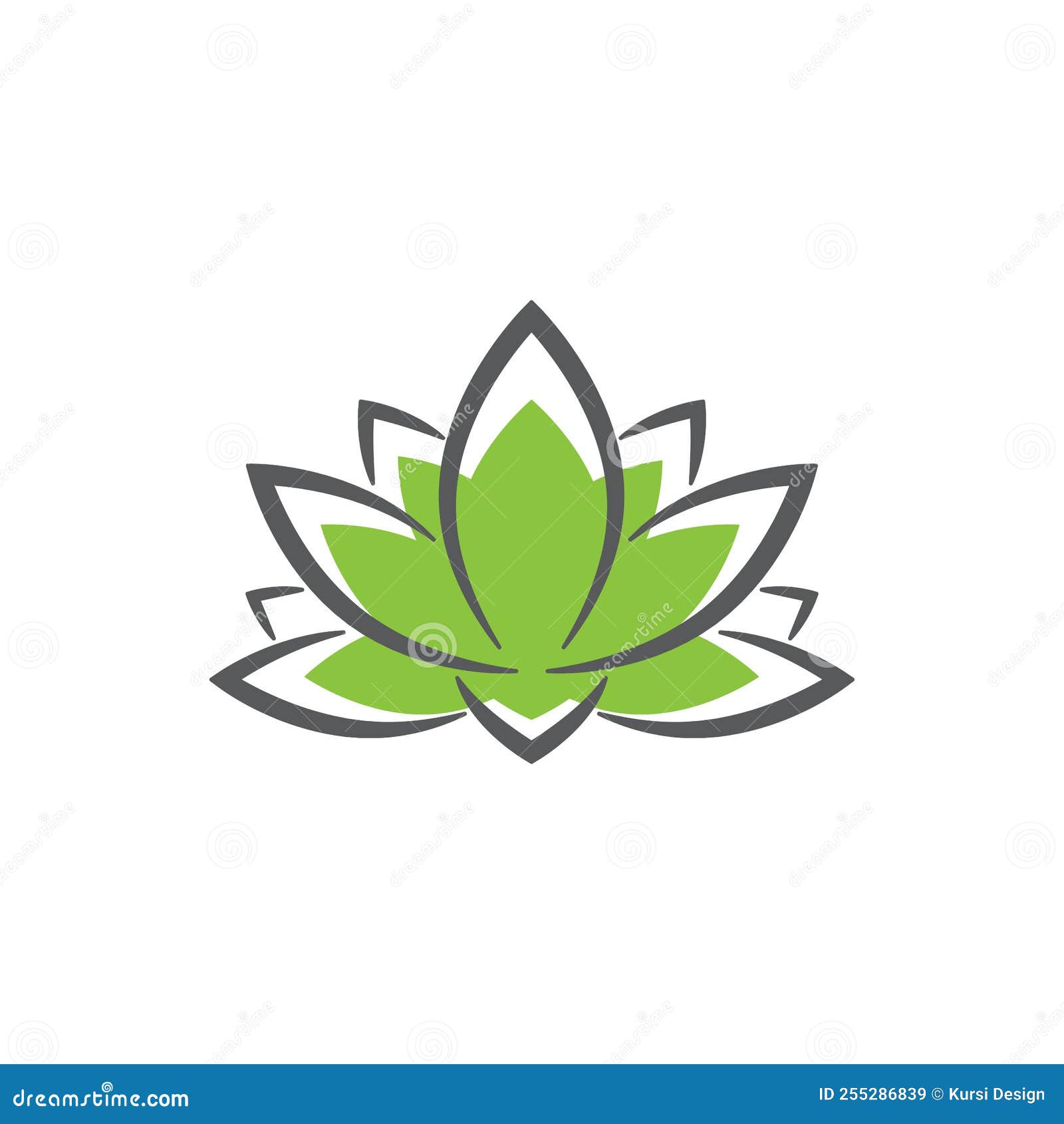Lotus Logo Templates. Lotus Vector Stock Vector - Illustration of black ...