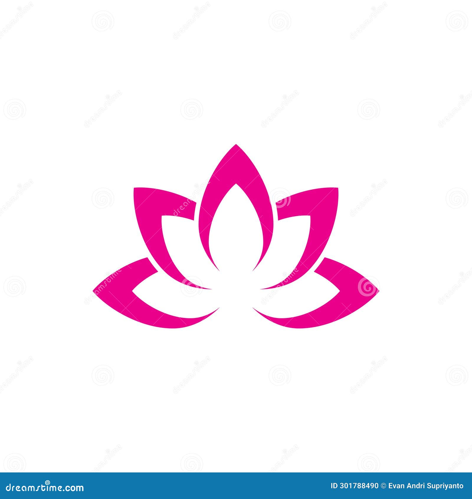 Lotus Logos Vector Template Symbol Element Nature Stock Vector ...