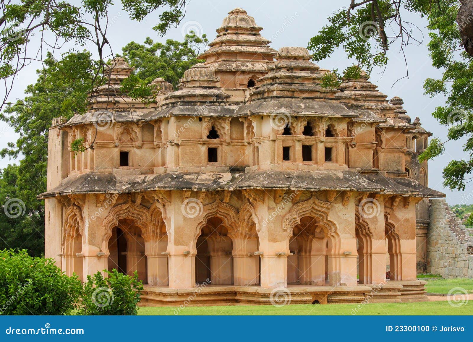 Lotus Mahal stock photo. Image of history, ancient, historical - 23300100