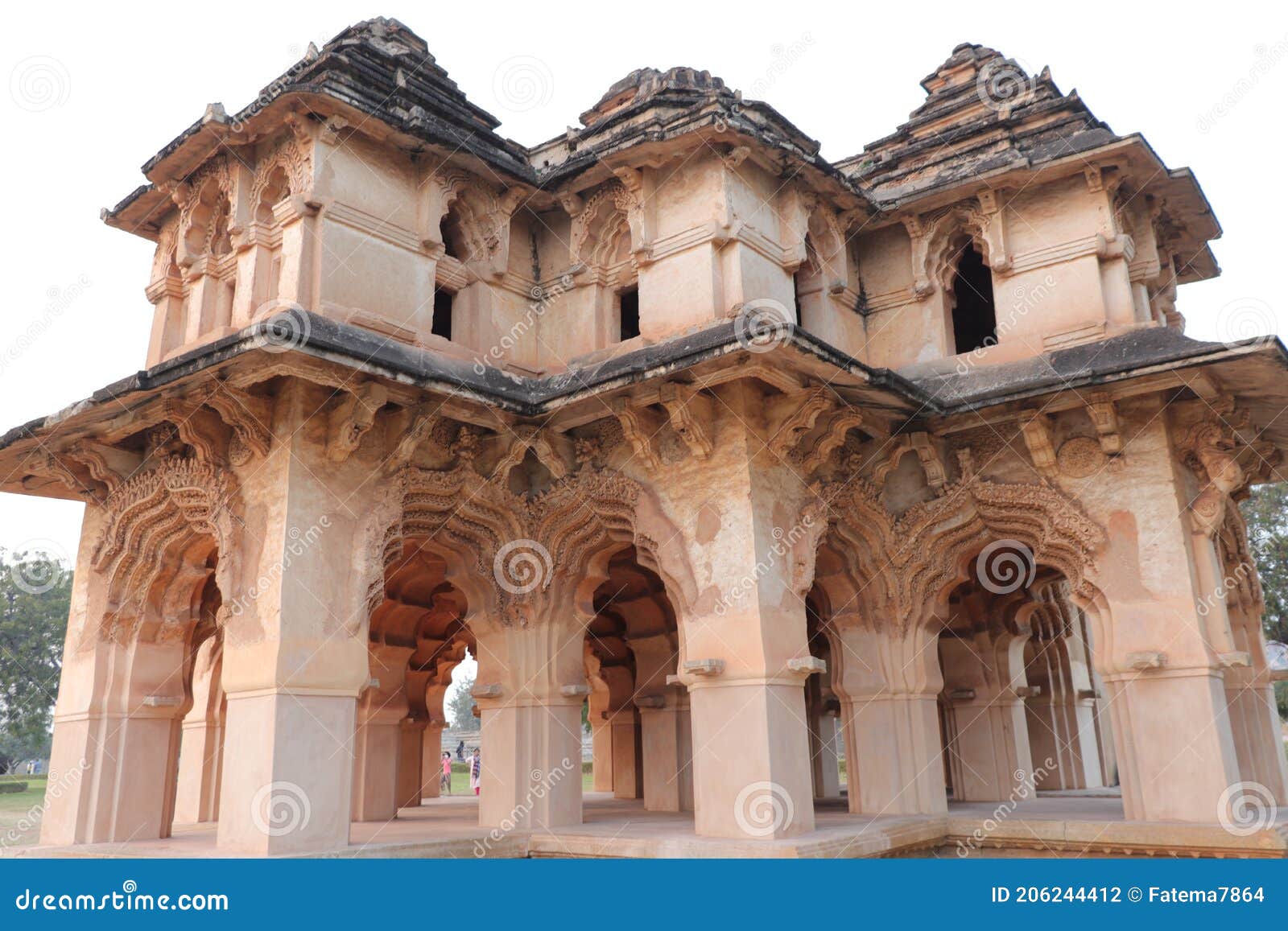 Lotus Mahal at Hampi, Karnataka - Archaeological Site in India Stock ...