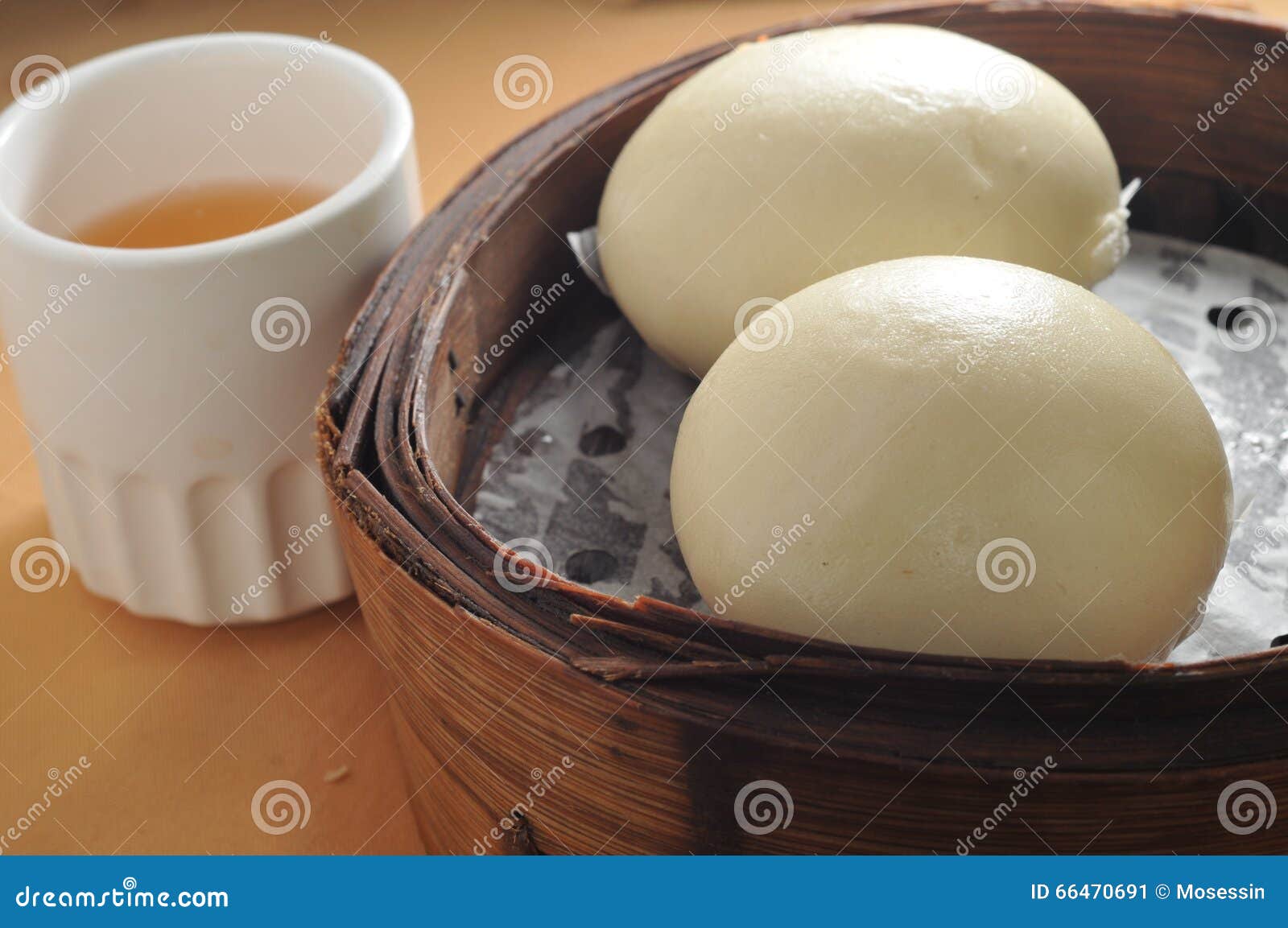Lotus paste bun stock image. Image of traditional, drink - 66470691