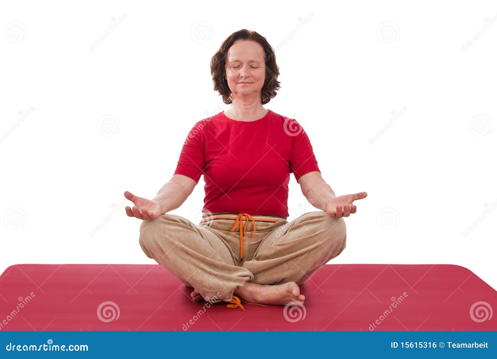 Lotus position stock photo. Image of pose, balance, meditating - 15615316