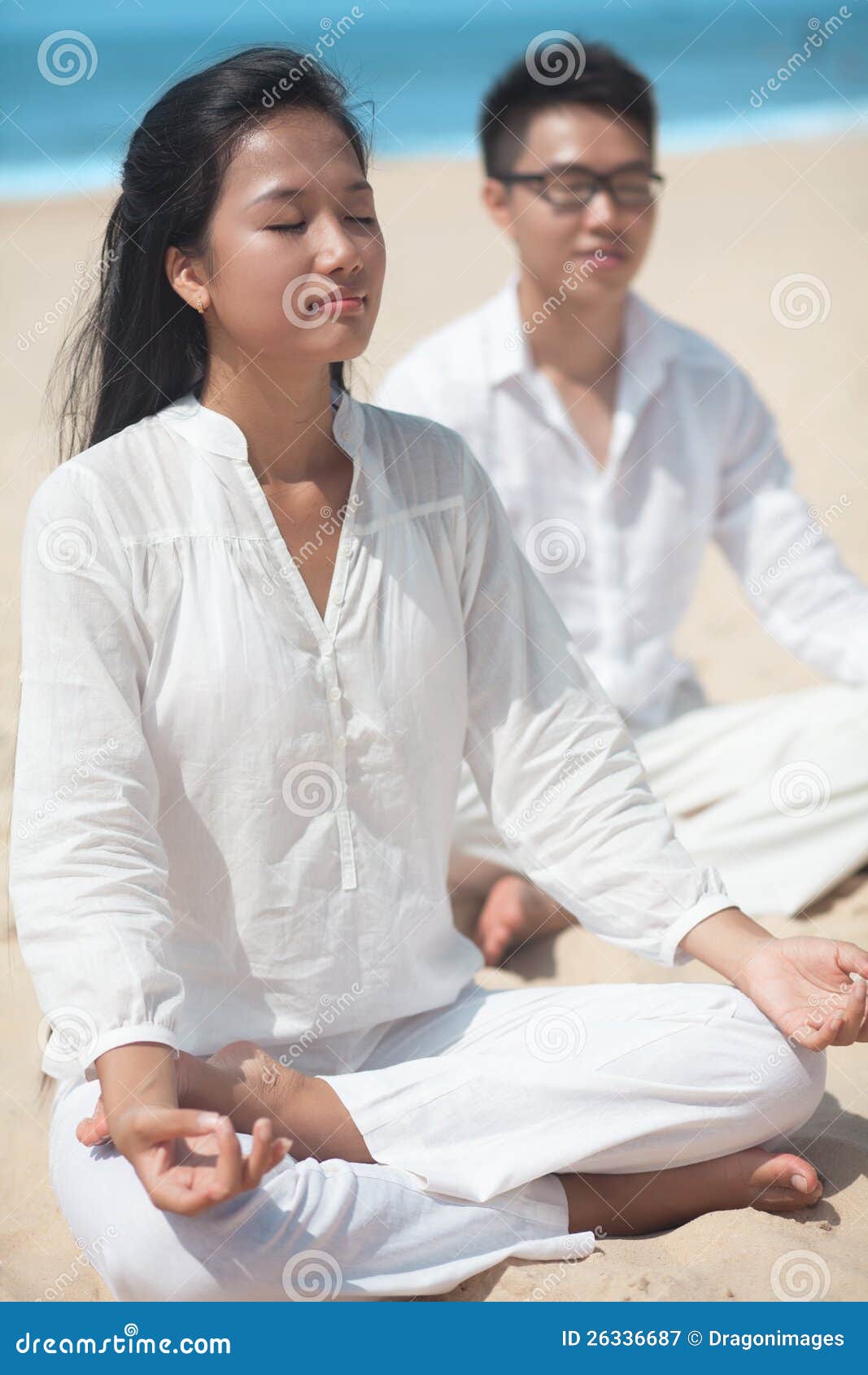 In lotus position stock image. Image of closed, eyes - 26336687