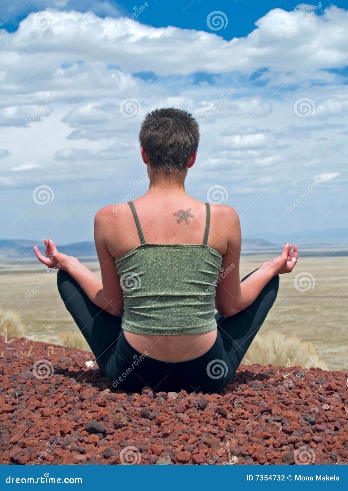 Lotus position stock photo. Image of white, fitness, girl - 7354732