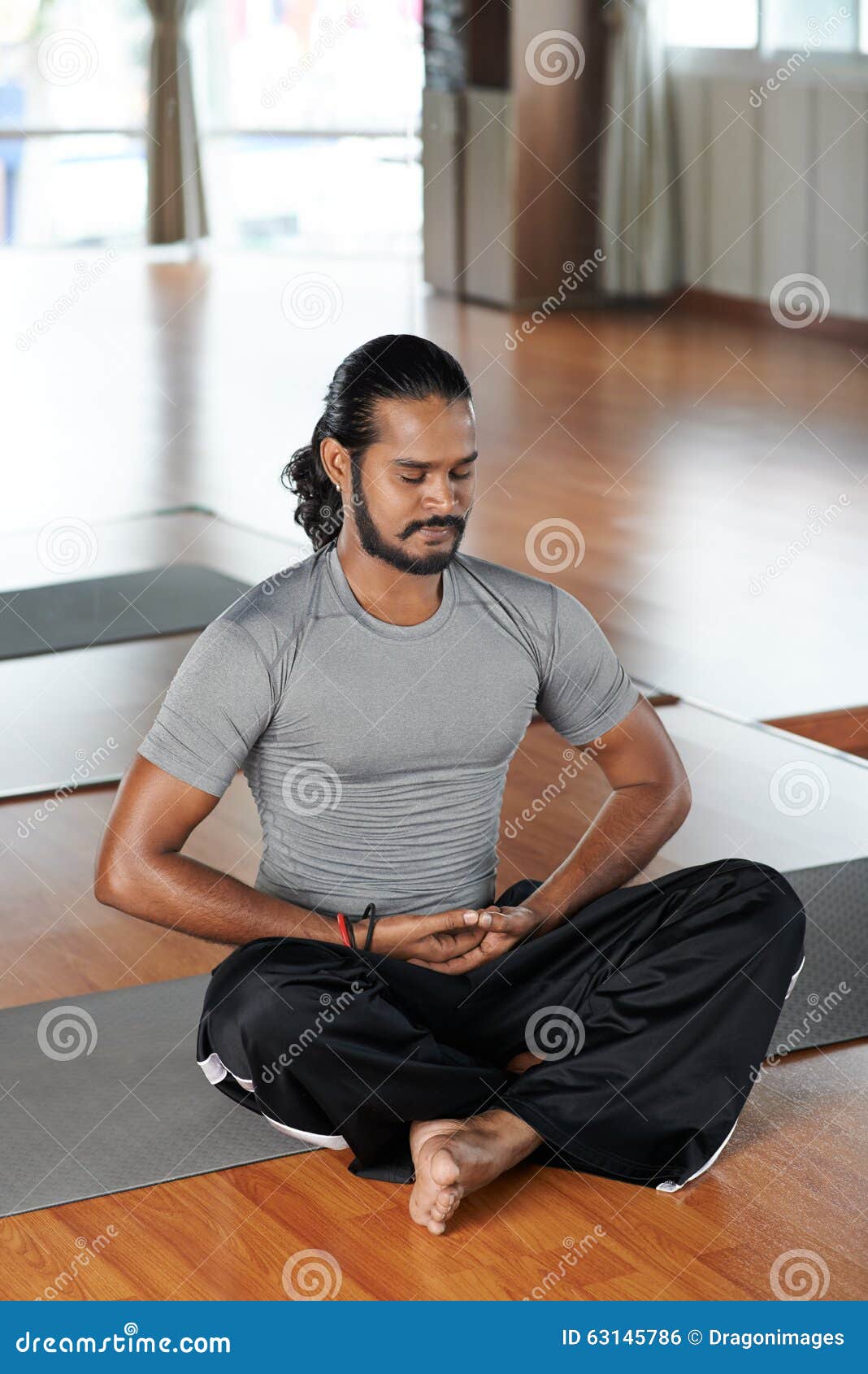 Lotus position stock photo. Image of fitness, healthy - 63145786