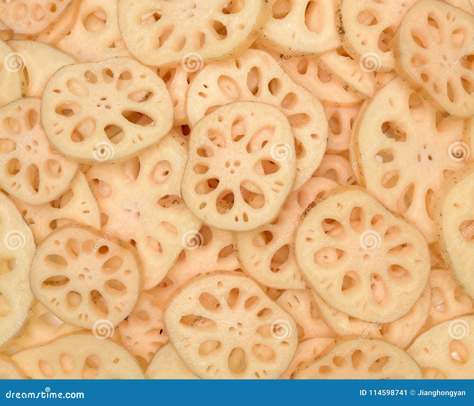 Lotus root slice stock image. Image of root, plant, fresh - 114598741