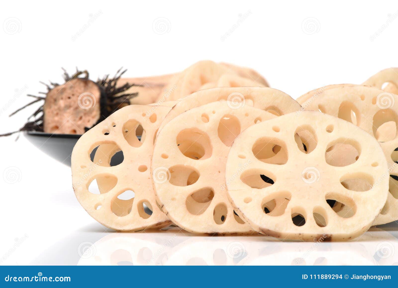 Lotus root slice stock photo. Image of nutrition, slice - 111889294