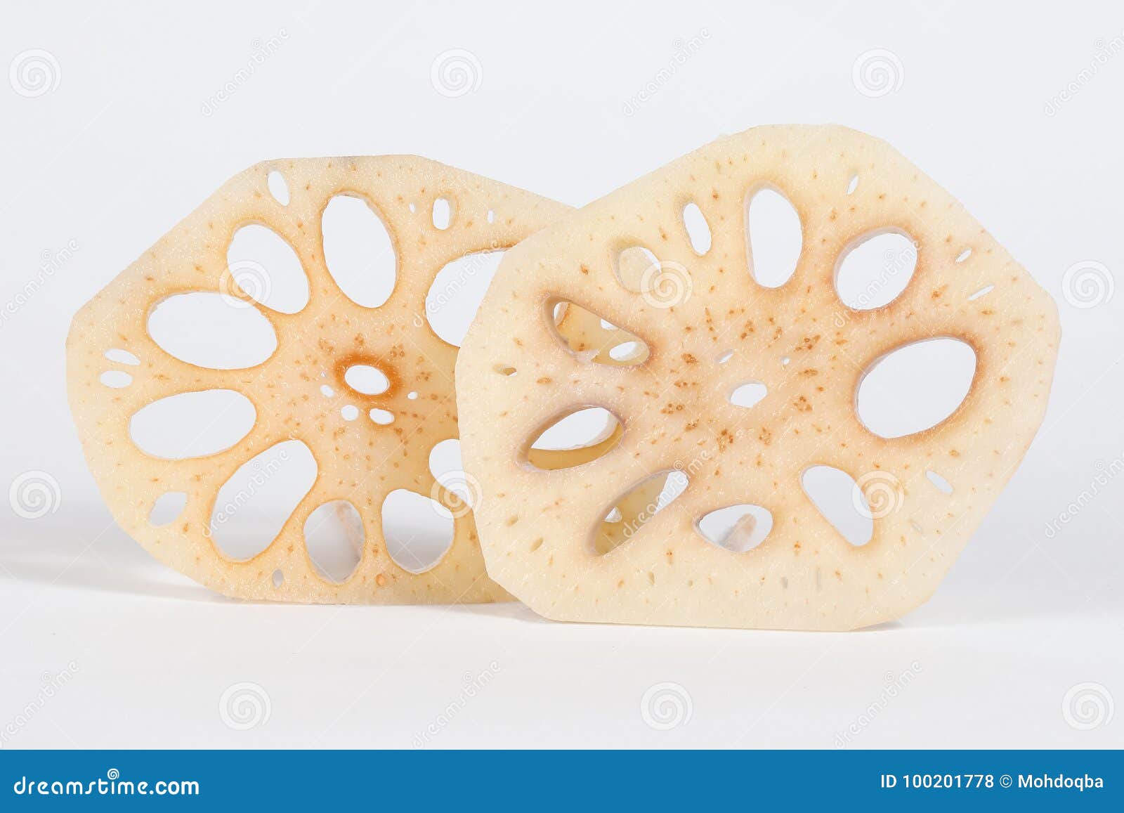 Lotus root slice stock photo. Image of nutrition, oriental - 100201778