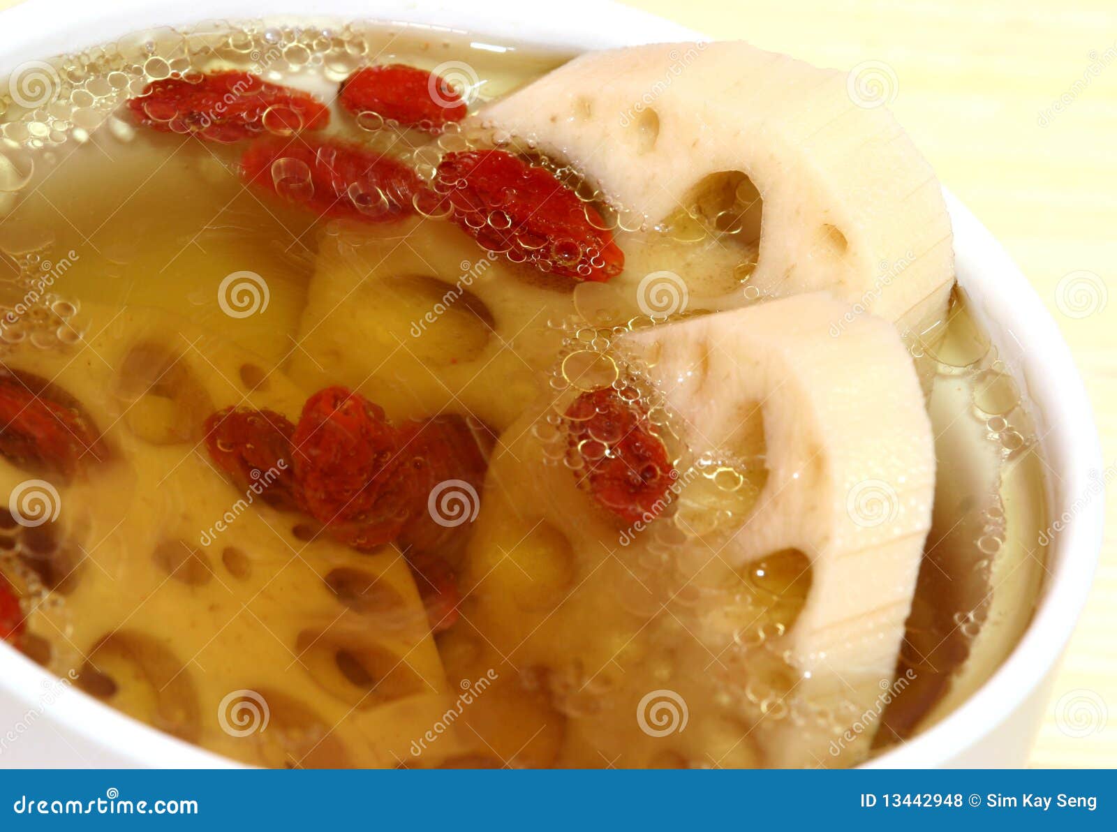 Lotus Roots Soup stock photo. Image of asian, cook, lotus - 13442948