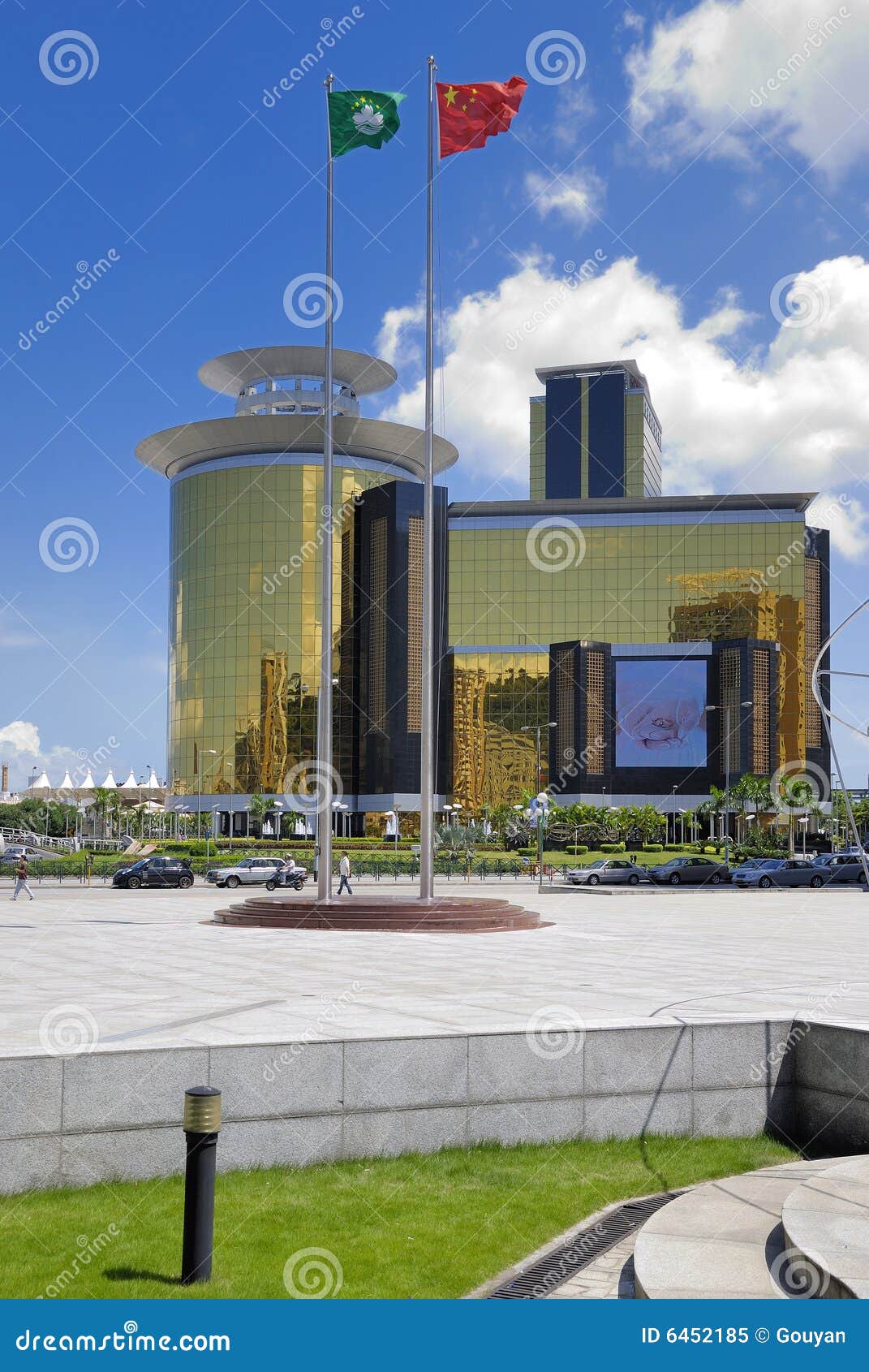 Lotus square at macau stock image. Image of sculpture - 6452185