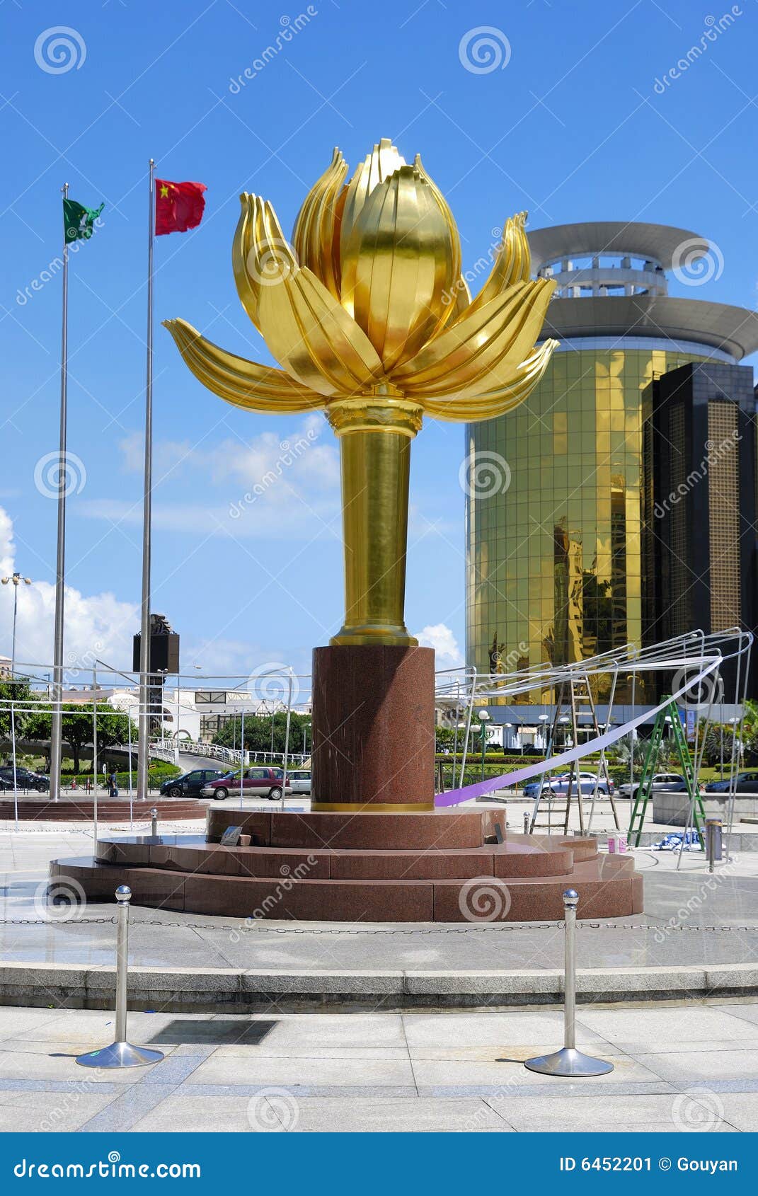 Lotus square at macau stock image. Image of entertainment - 6452201