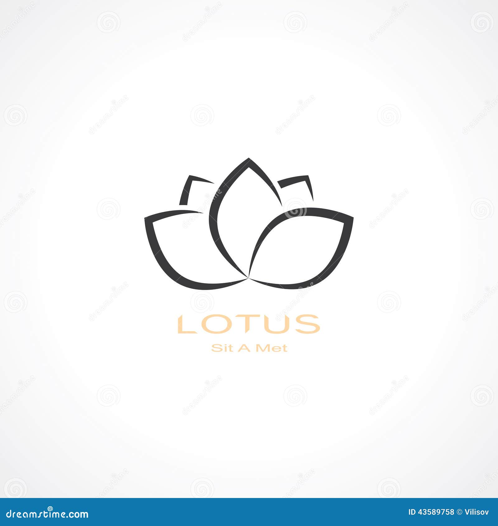 The Lotus Symbol Of Eternity Royalty-Free Stock Photo | CartoonDealer ...