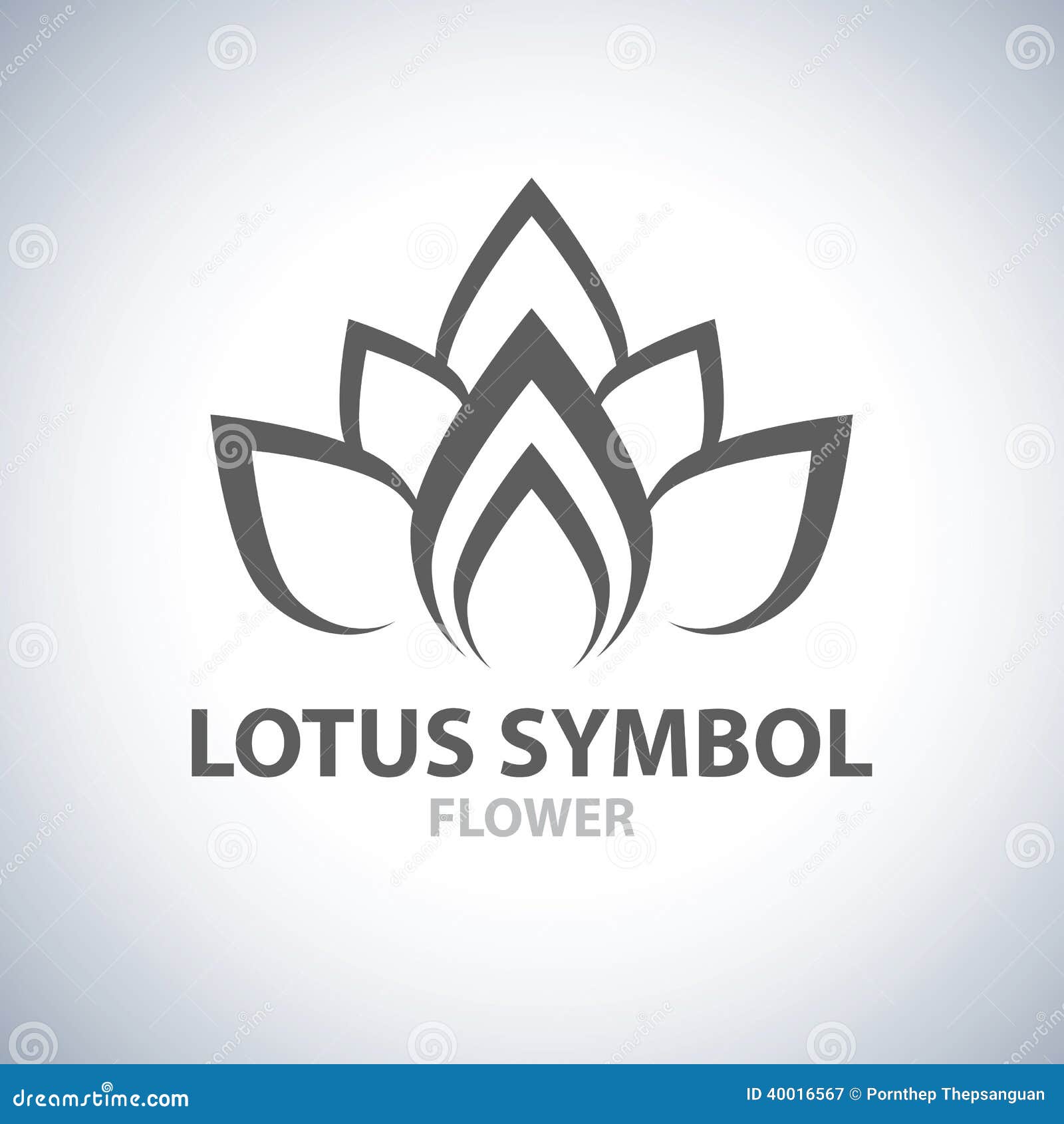 The Lotus Symbol Of Eternity Royalty-Free Stock Photo | CartoonDealer ...
