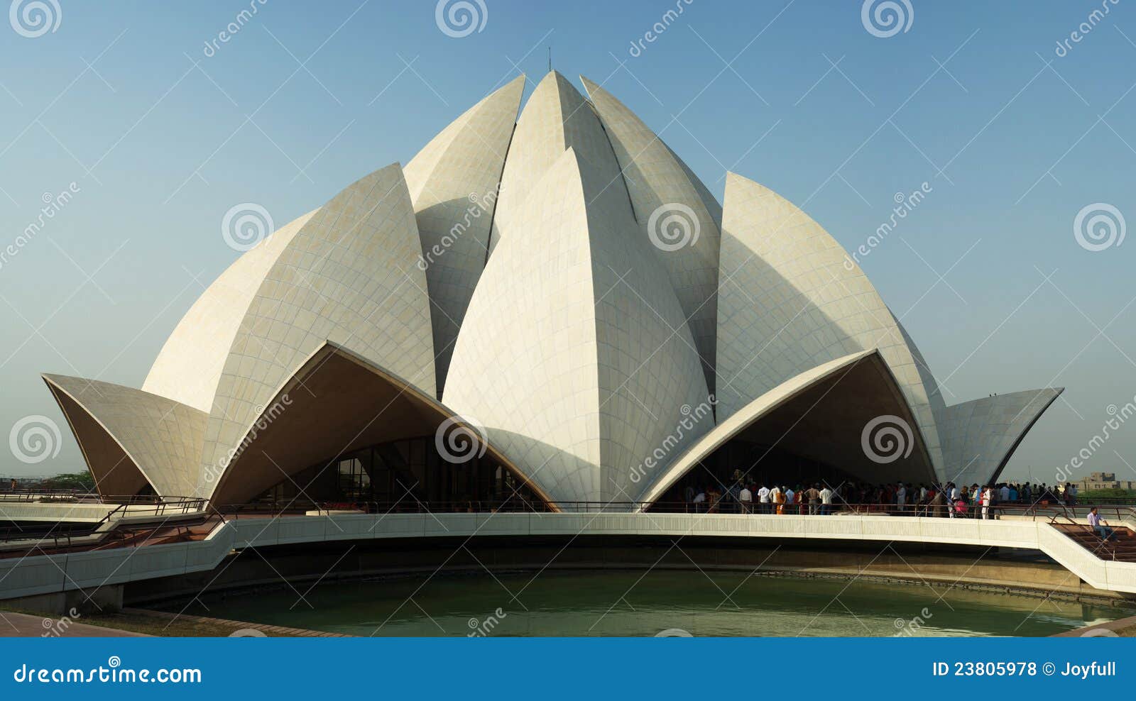 Lotus Temple editorial stock photo. Image of hinduism - 23805978