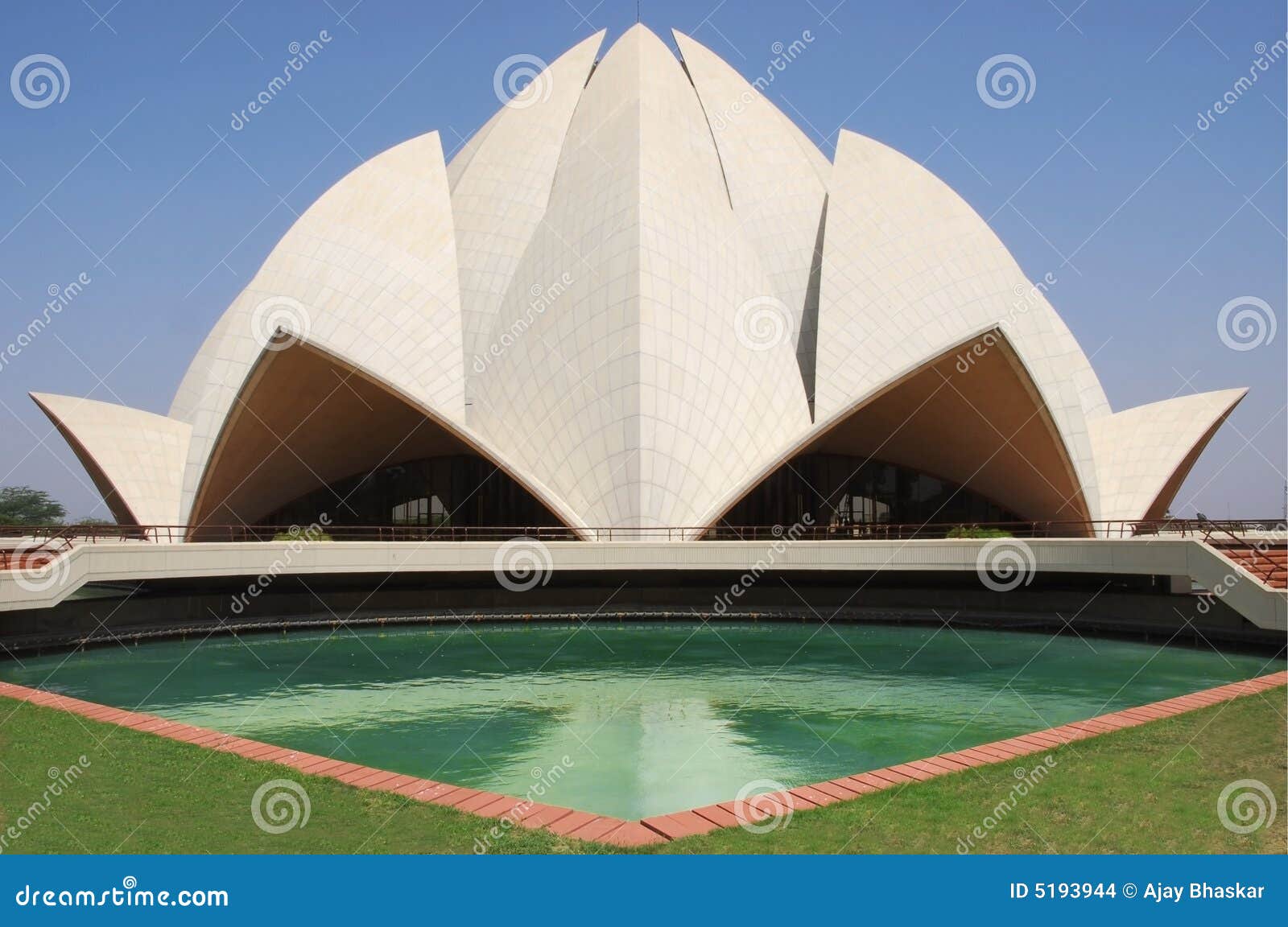 Lotus Temple stock photo. Image of structure, hall, church - 5193944