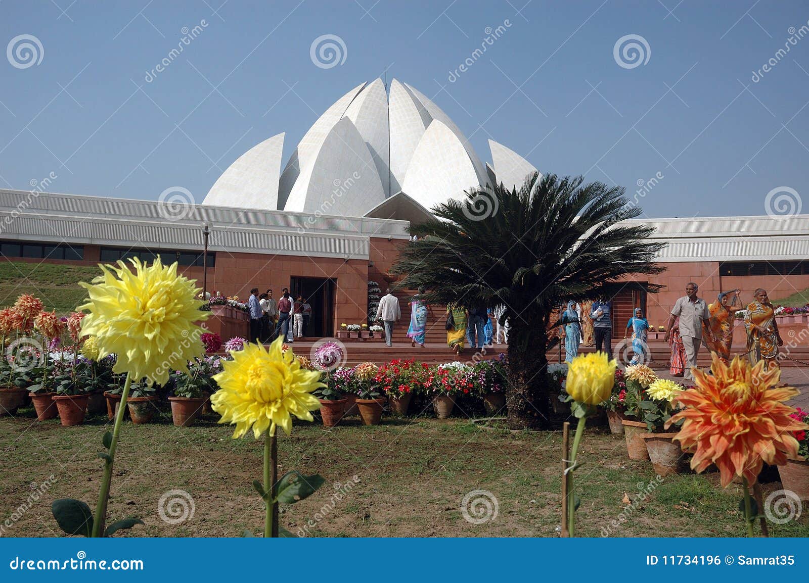 Lotus Temple - The Main Temple Of The Bahai Religion In India Editorial ...
