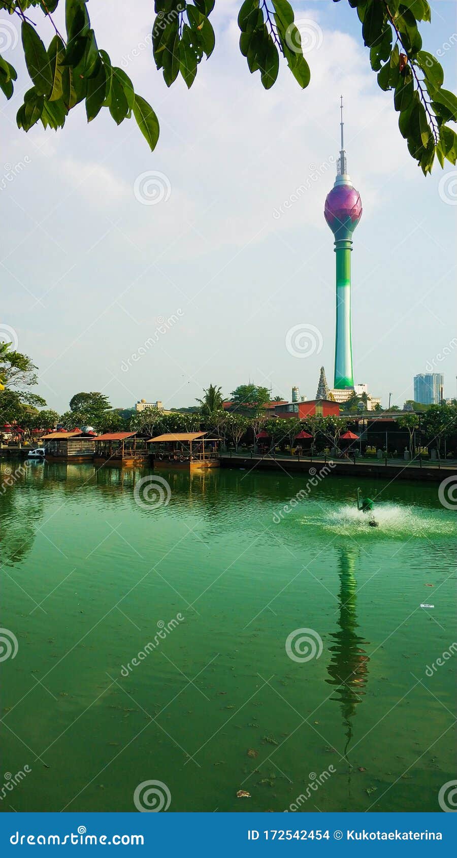 Lotus Tower in the City Colombo. City Landscape Editorial Stock Image ...