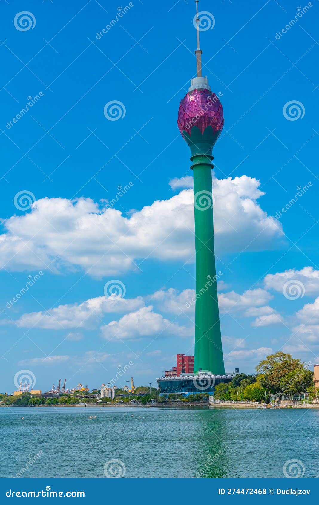 Lotus Tower in Downtown Colombo, Sri Lanka Stock Photo - Image of ...