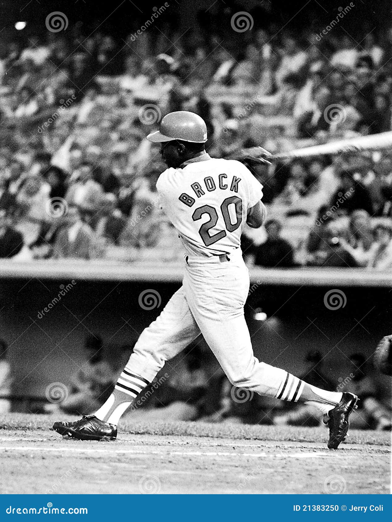 Lou Brock St. Louis Cardinals Editorial Image - Image of brock, swing ...