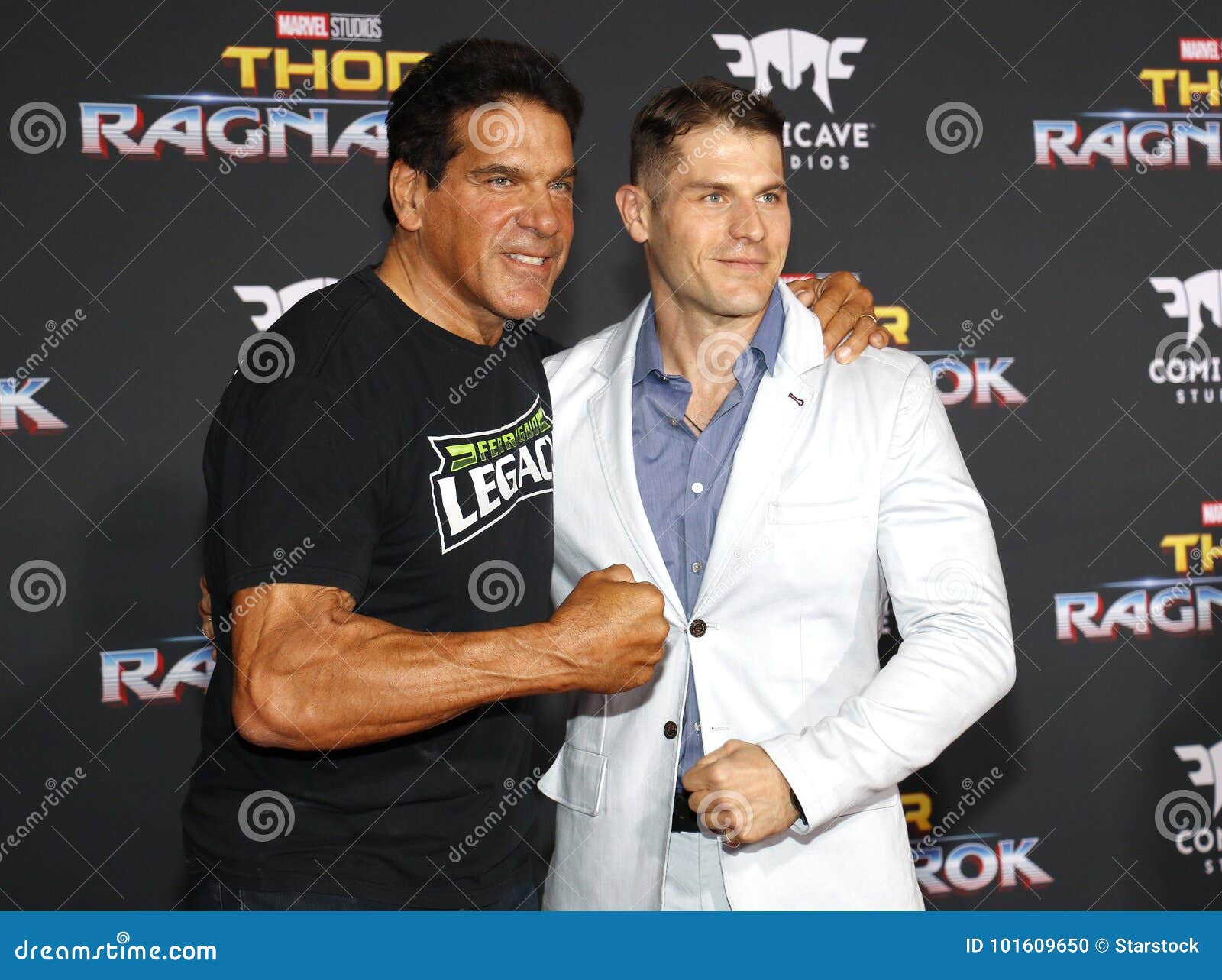 Lou Ferrigno Y Louis Ferrigno Jr Imagen editorial - Imagen de elizabeth ...