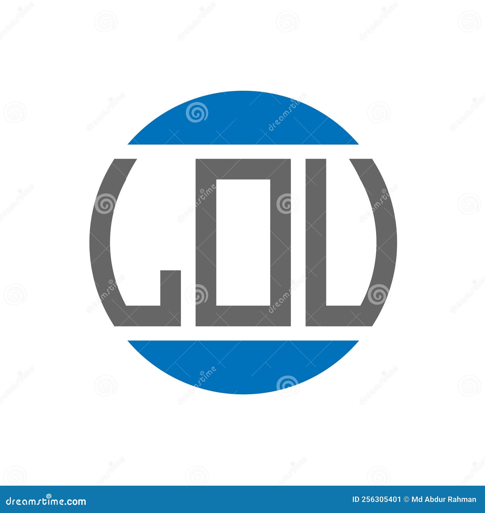 LOU Letter Logo Design On White Background. LOU Creative Initials ...