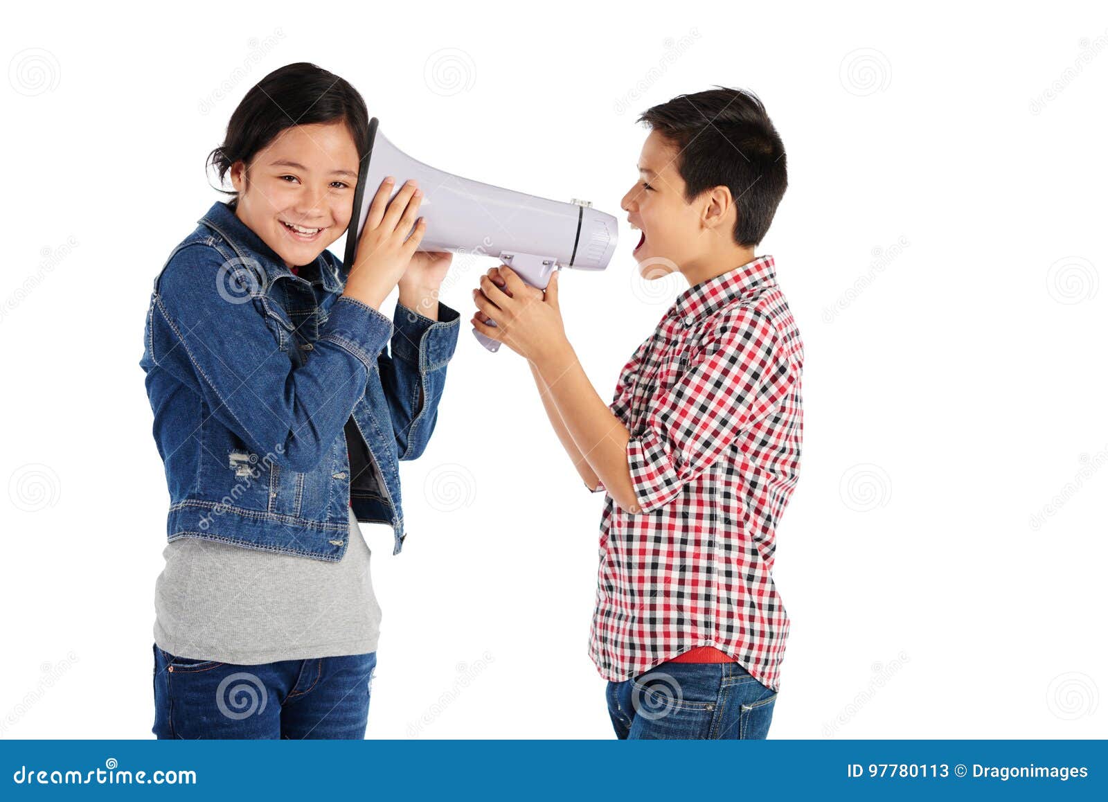 Loud boy stock image. Image of children, isolated, loud - 97780113