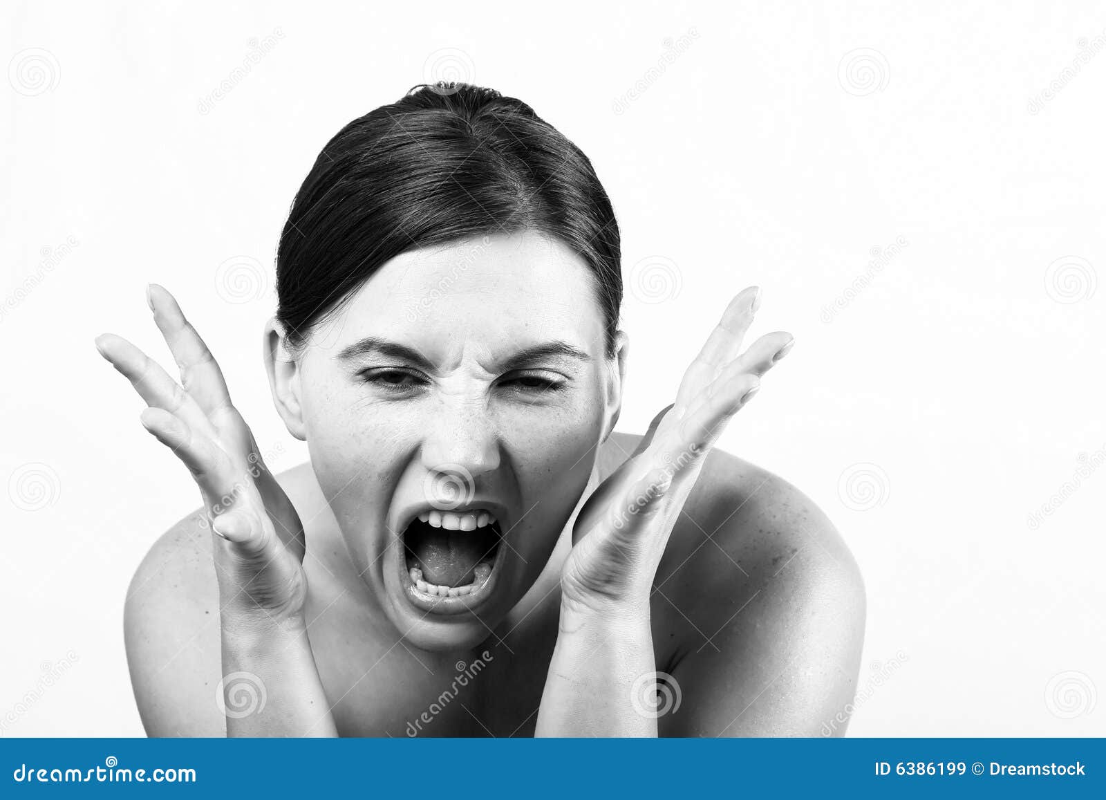 Loud girl stock image. Image of anger, expression, abuse - 6386199