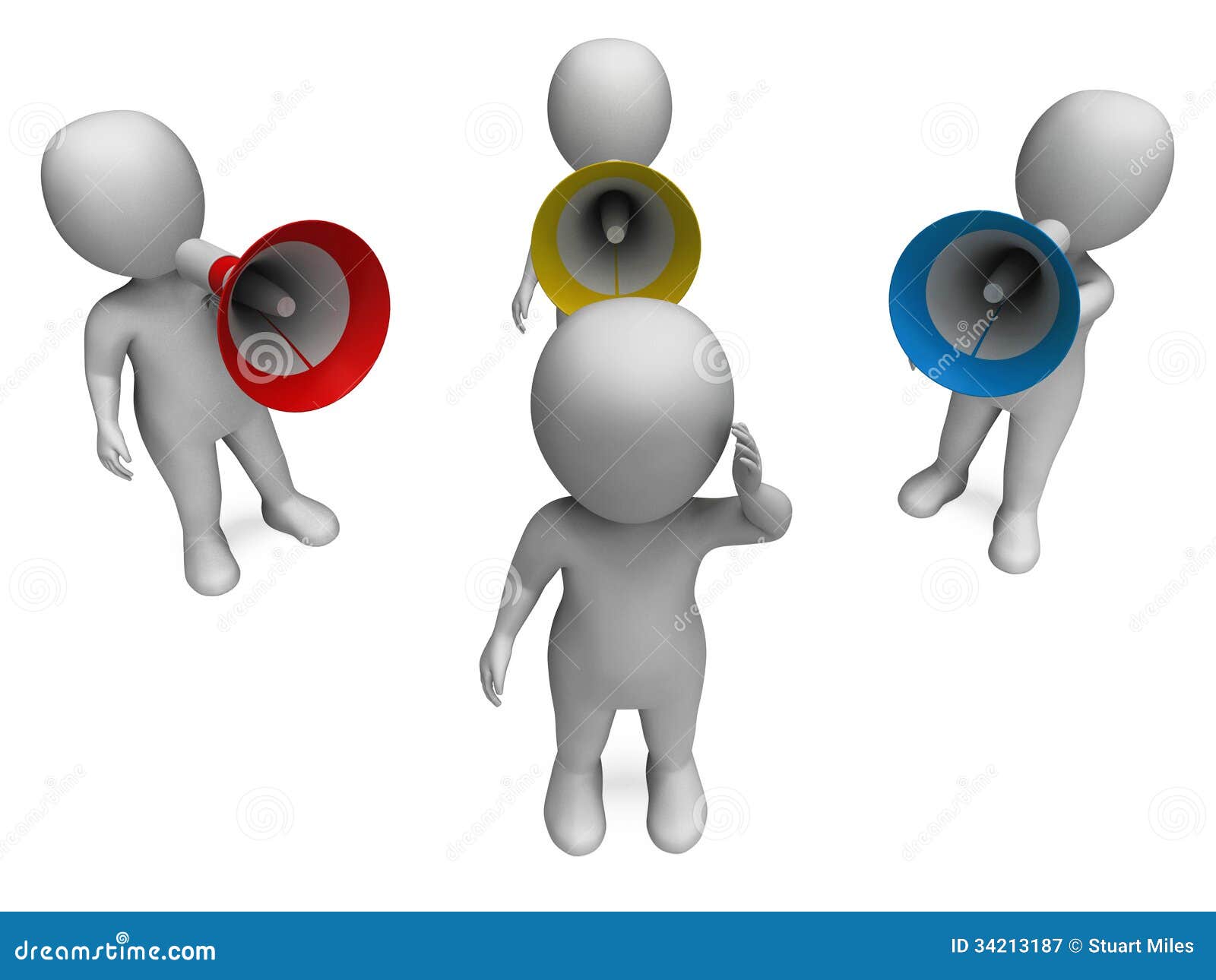 Loud Hailer Icon On White Background For Graphic And Web Design, Modern ...