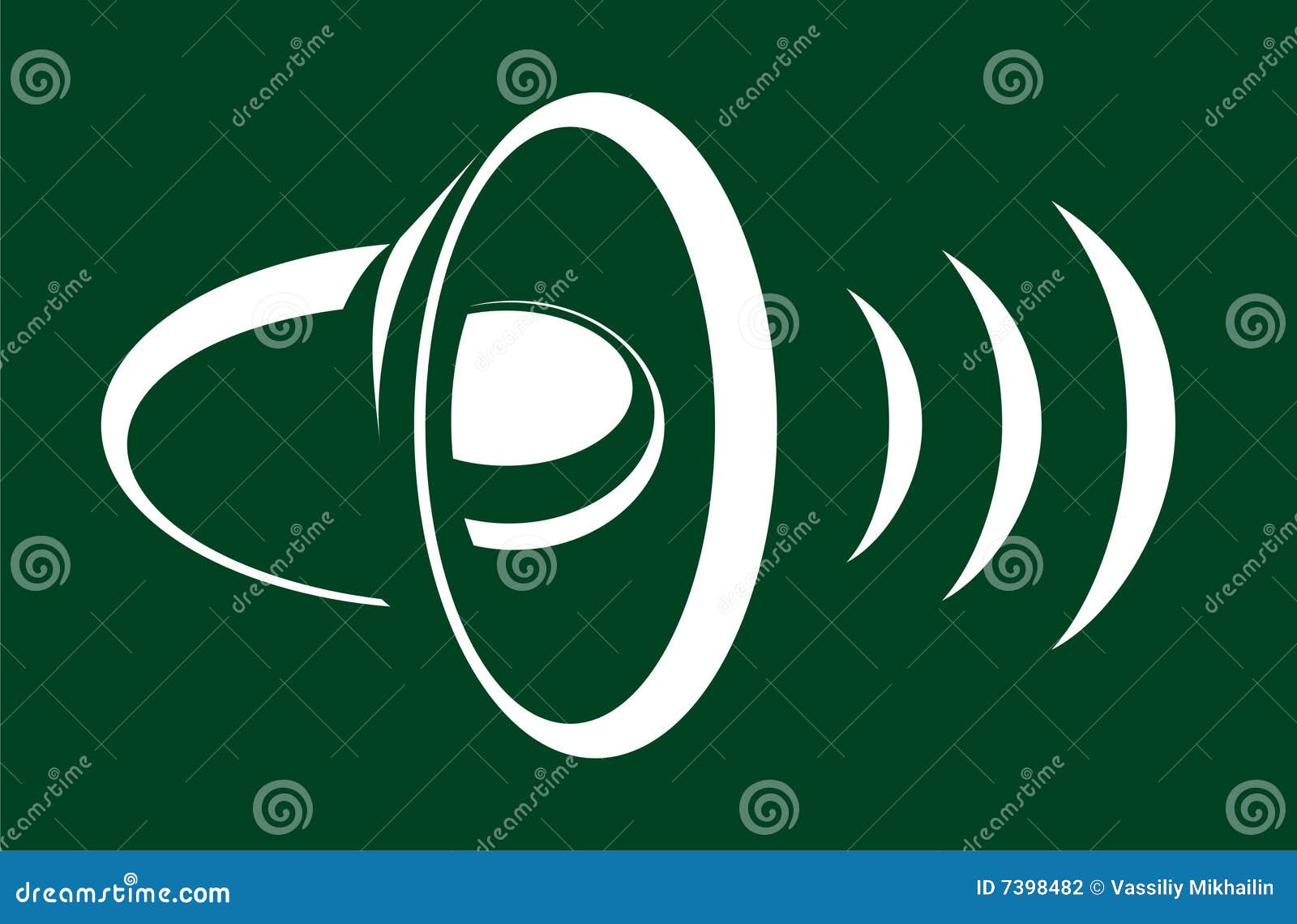 Loud sound!!! stock vector. Illustration of loud, vintage - 7398482